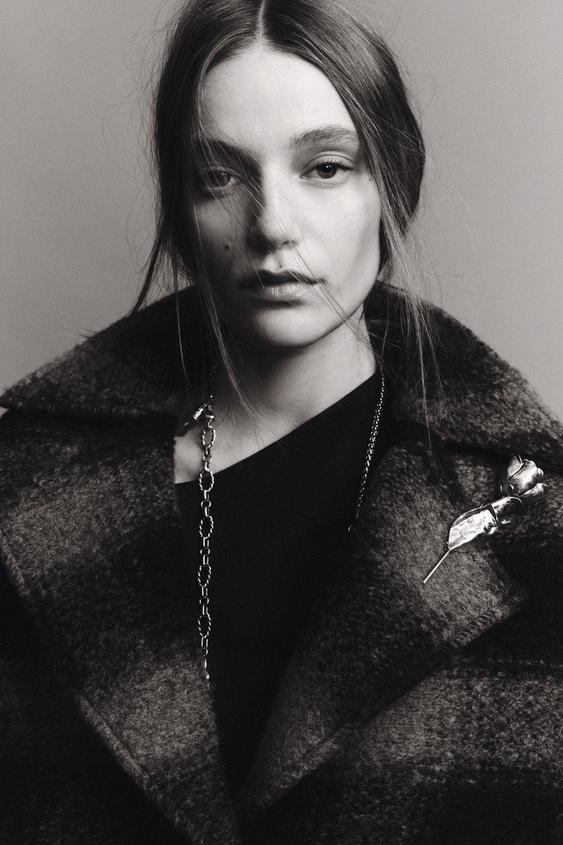 MAXI NEEDLE FLOWER BROOCH - Golden | ZARA United States