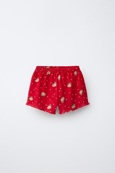 2-6 ANS/ PYJAMA HELLO KITTY © SANRIO - Blanc / Rouge | ZARA France