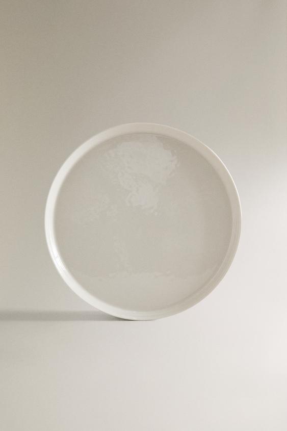 ASSIETTE PLATE PORCELAINE - Blanc | ZARA Canada