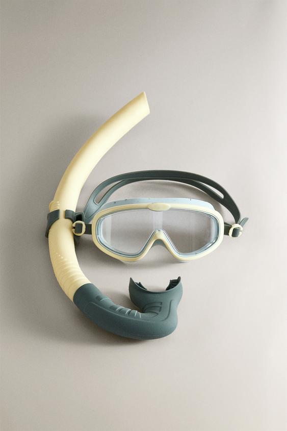 CHILDREN'S BEACH DIVING GOGGLES AND TUBE - Multicoloured | ZARA Turkey