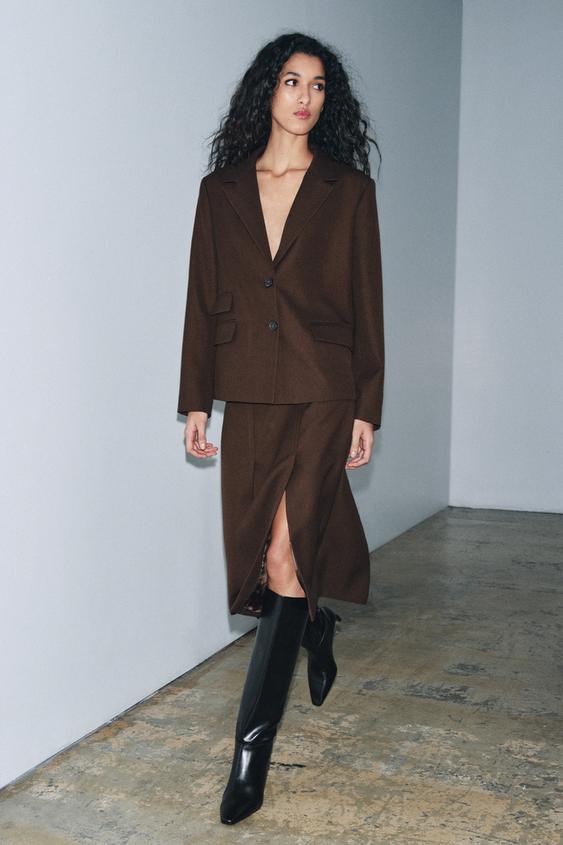 ENSEMBLE BLAZER ET JUPE ZW COLLECTION | ZARA France