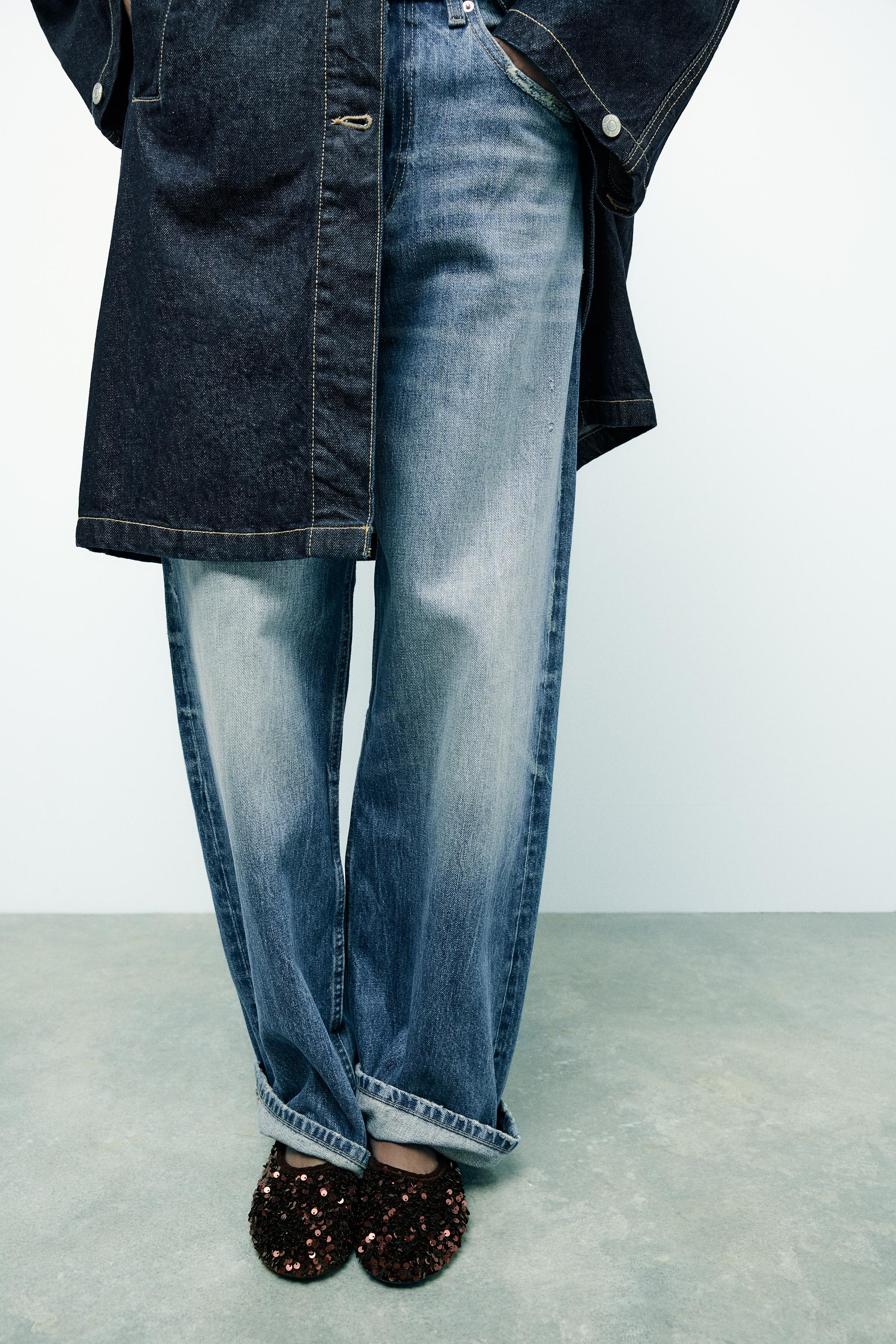 zara スパンコールバレリーナスタイルフラットシューズ zara スパンコールバレリーナスタイルフラットシューズ