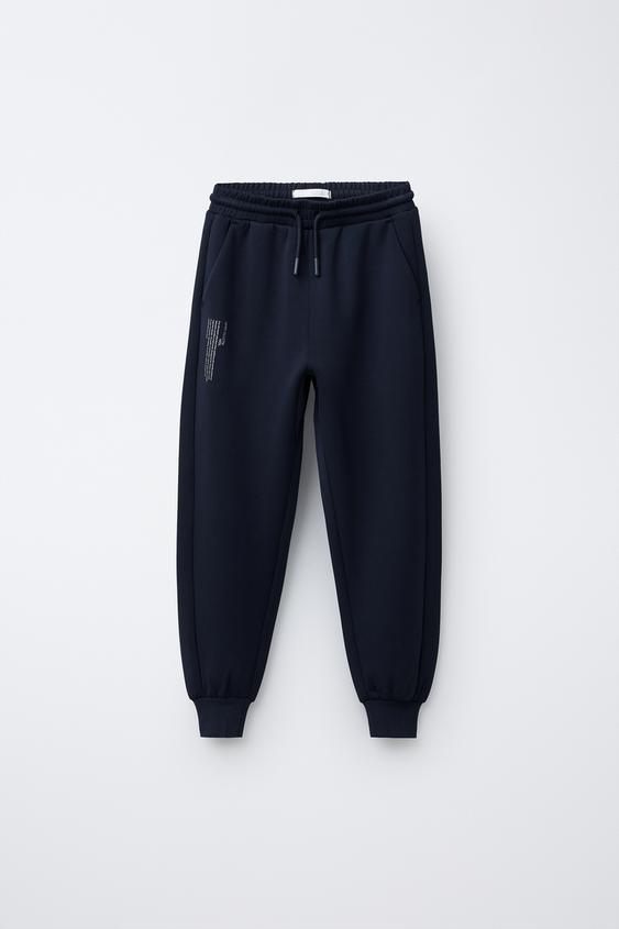 CALÇAS JOGGER SPORTY - Petróleo | ZARA Portugal