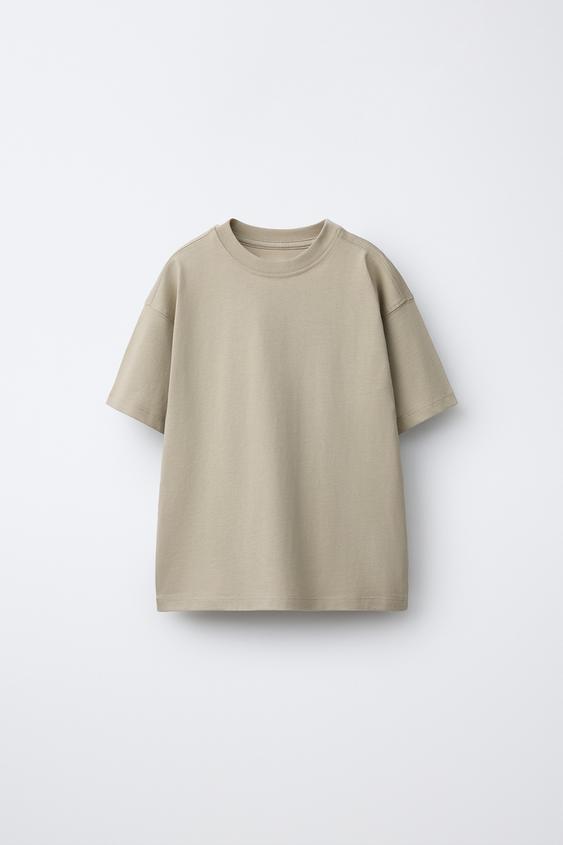 EINFACHES T-SHIRT - Sandfarben | ZARA Österreich / Austria