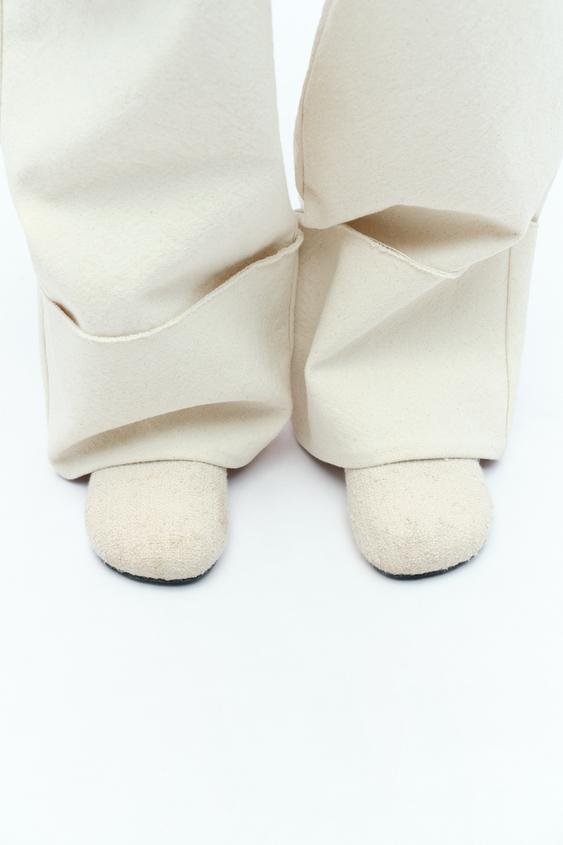 SEPATU KAIN X FANGLU LIN - Putih Krem | ZARA Indonesia