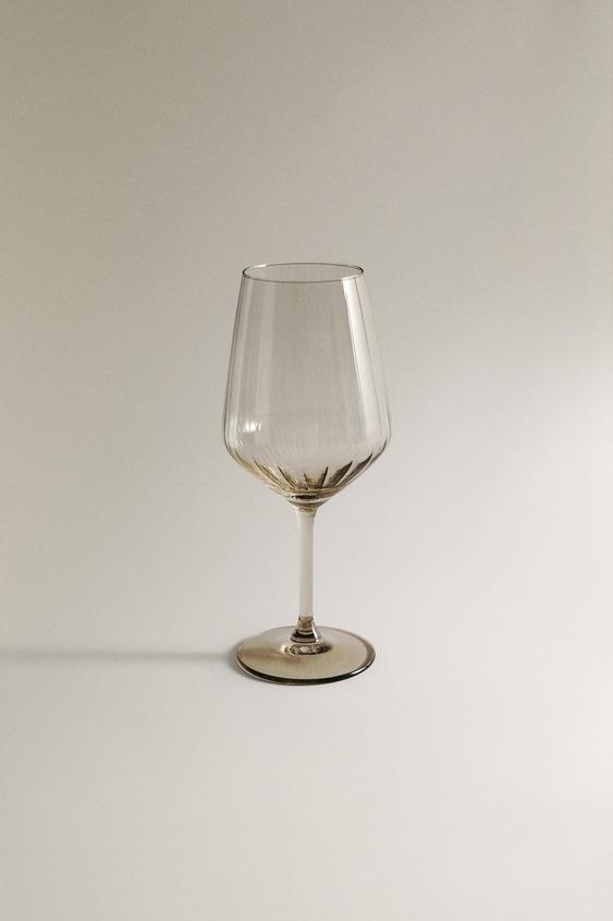 ČAŠA ZA VINO U BOJI - sivkasta | ZARA Hrvatska / Croatia