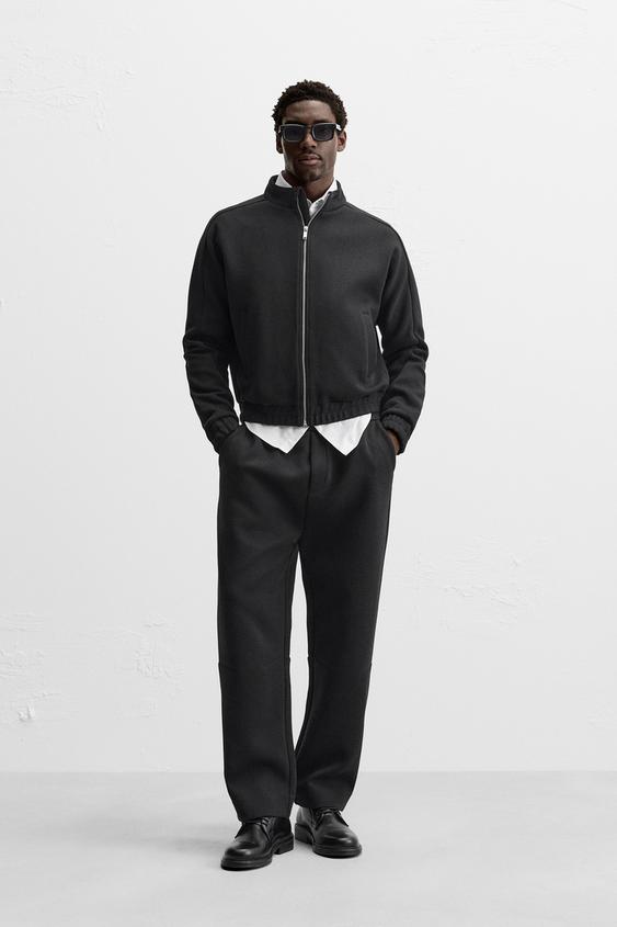 TWILL TEXTURED TRACKSUIT | ZARA Singapore
