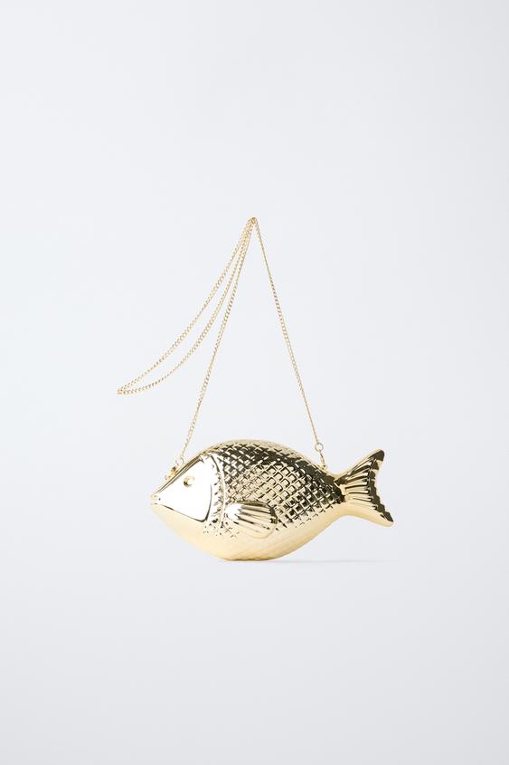 FISH BAG - Gold | ZARA United Kingdom