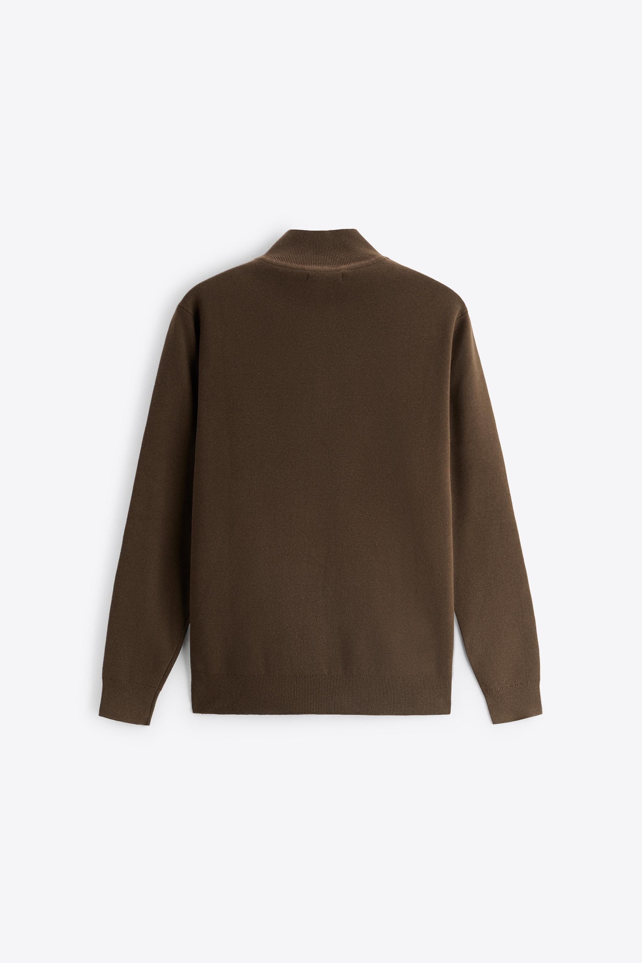 Zara TEXTURED WEAVE MOCK NECK SWEATER | Mall of America® Zara TEXTURED WEAVE MOCK NECK SWEATER | Mall of America®