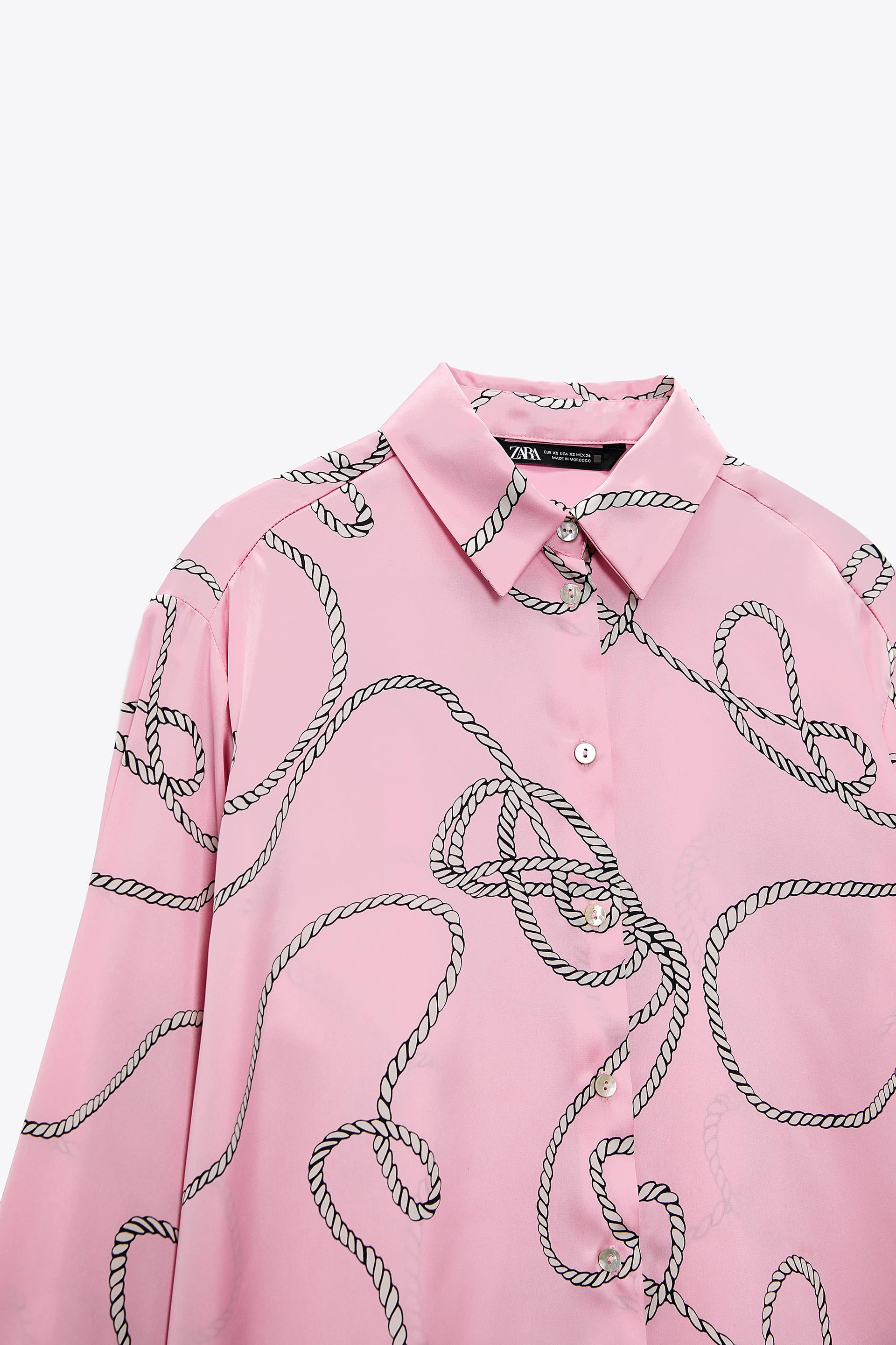 Zara SATIN EFFECT SHIRT 135328018 046 zara-satin-effect-shirt-135328018-046