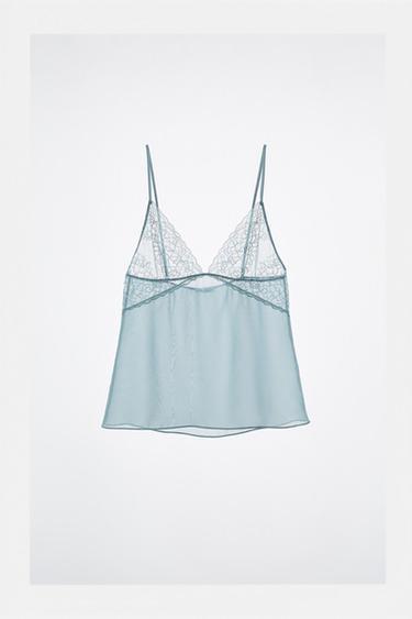 Tops Encaje de Mujer | Nueva Colección Online | ZARA Chile
