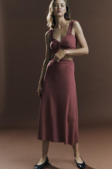 Tops Malha de Mulher | Nova Coleção Online | ZARA Portugal