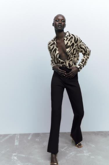 Women's Animal Print Tops | ZARA United Kingdom