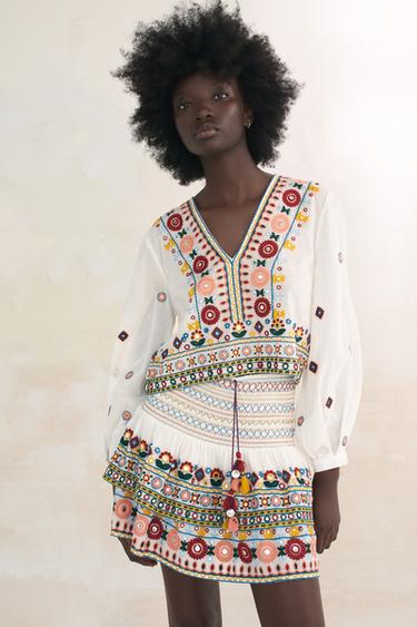 Beyaz Kadın Etek | Online Yeni Koleksiyon | ZARA Türkiye