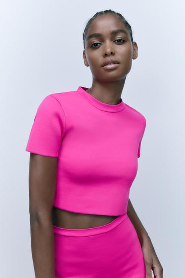 Tops Cor de Rosa para Mulher | Nova Coleção Online | ZARA Portugal