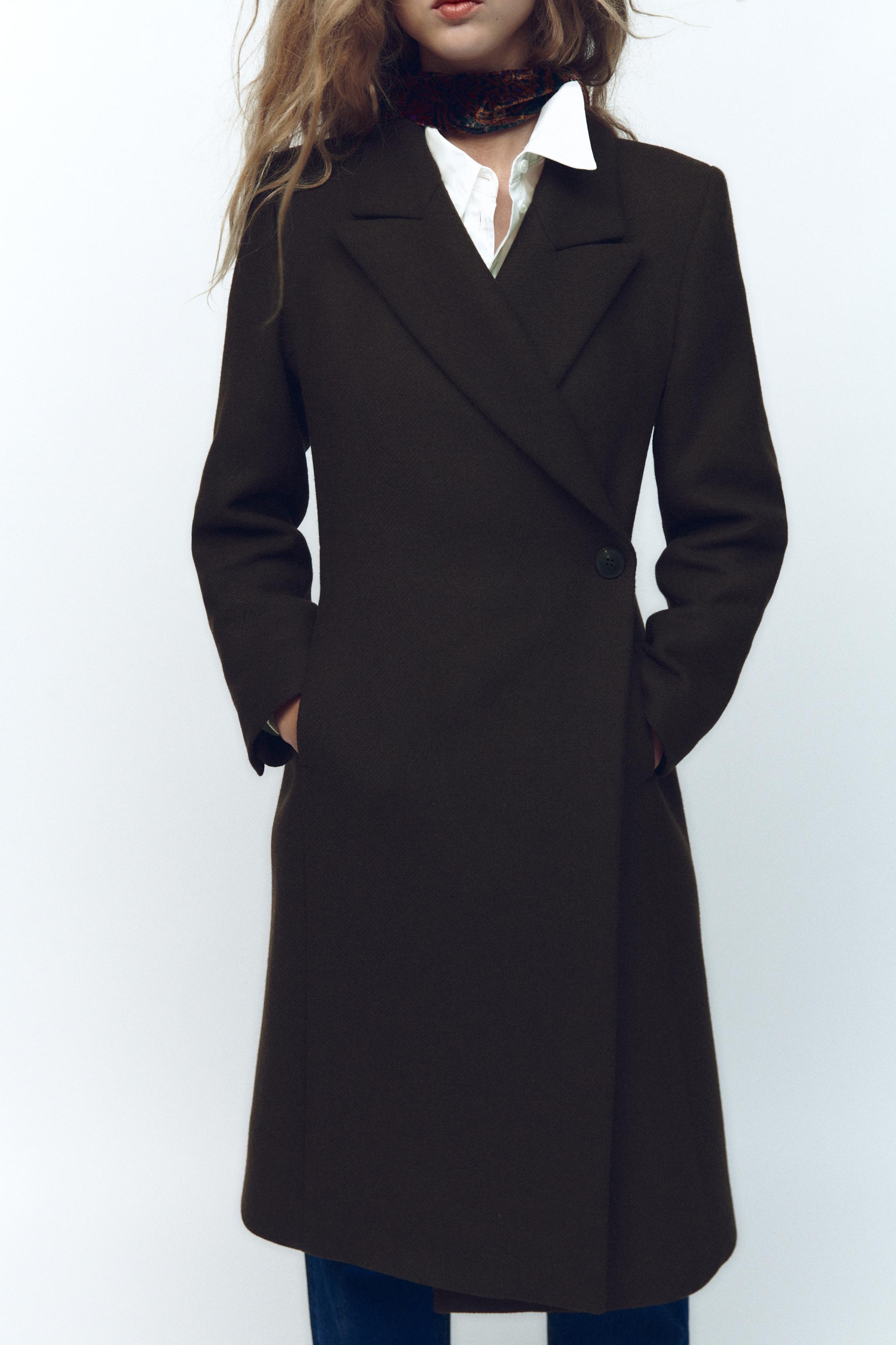 Zara Double Breasted Wool Blend Coat Mall Of America®