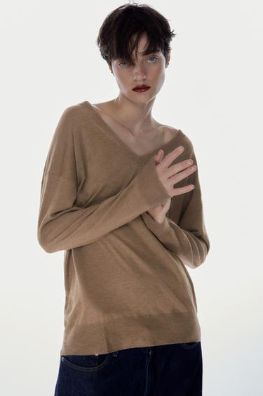 Women's V-neck Jumpers | ZARA United Kingdom