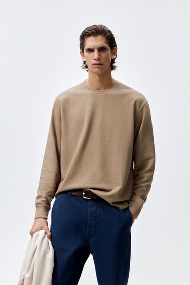 Men´s Long Sleeve T-shirts | Explore our New Arrivals | ZARA India