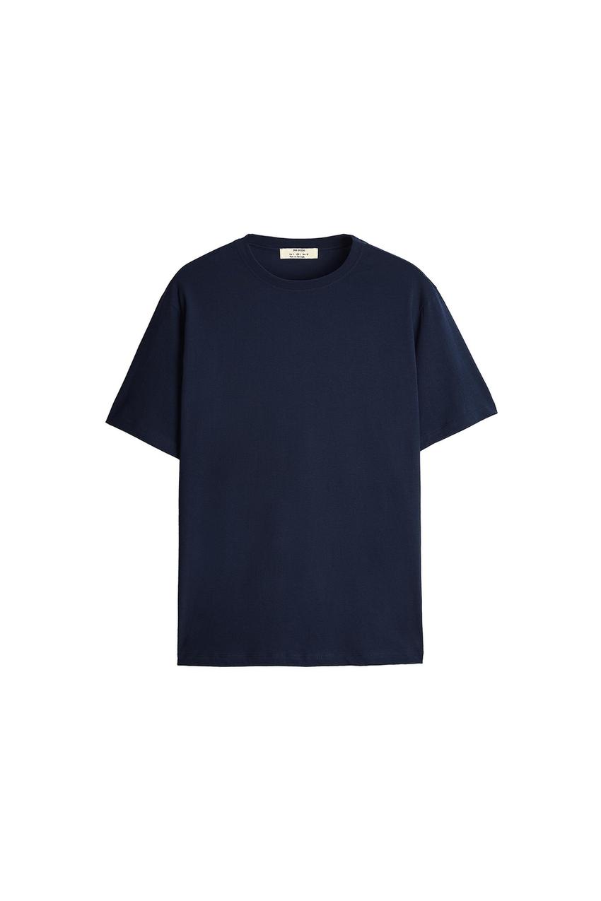 Plain Navy Blue T Shirt