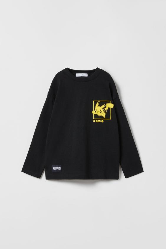 T-SHIRT PIKACHU POKÉMON TM © NINTENDO - Noir | ZARA France