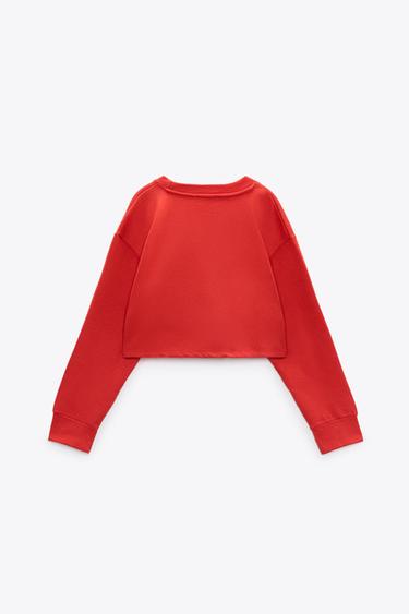Sudaderas rojas de mujer | ZARA Perú