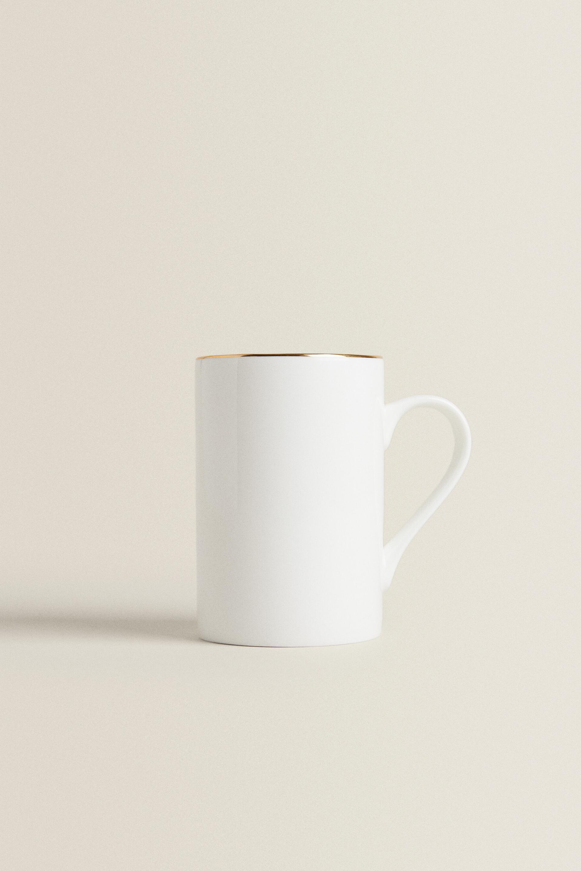 TASSE AUS KNOCHENPORZELLAN MIT RAND - Gold | ZARA Österreich / Austria TASSE AUS KNOCHENPORZELLAN MIT RAND - Gold | ZARA Österreich / Austria