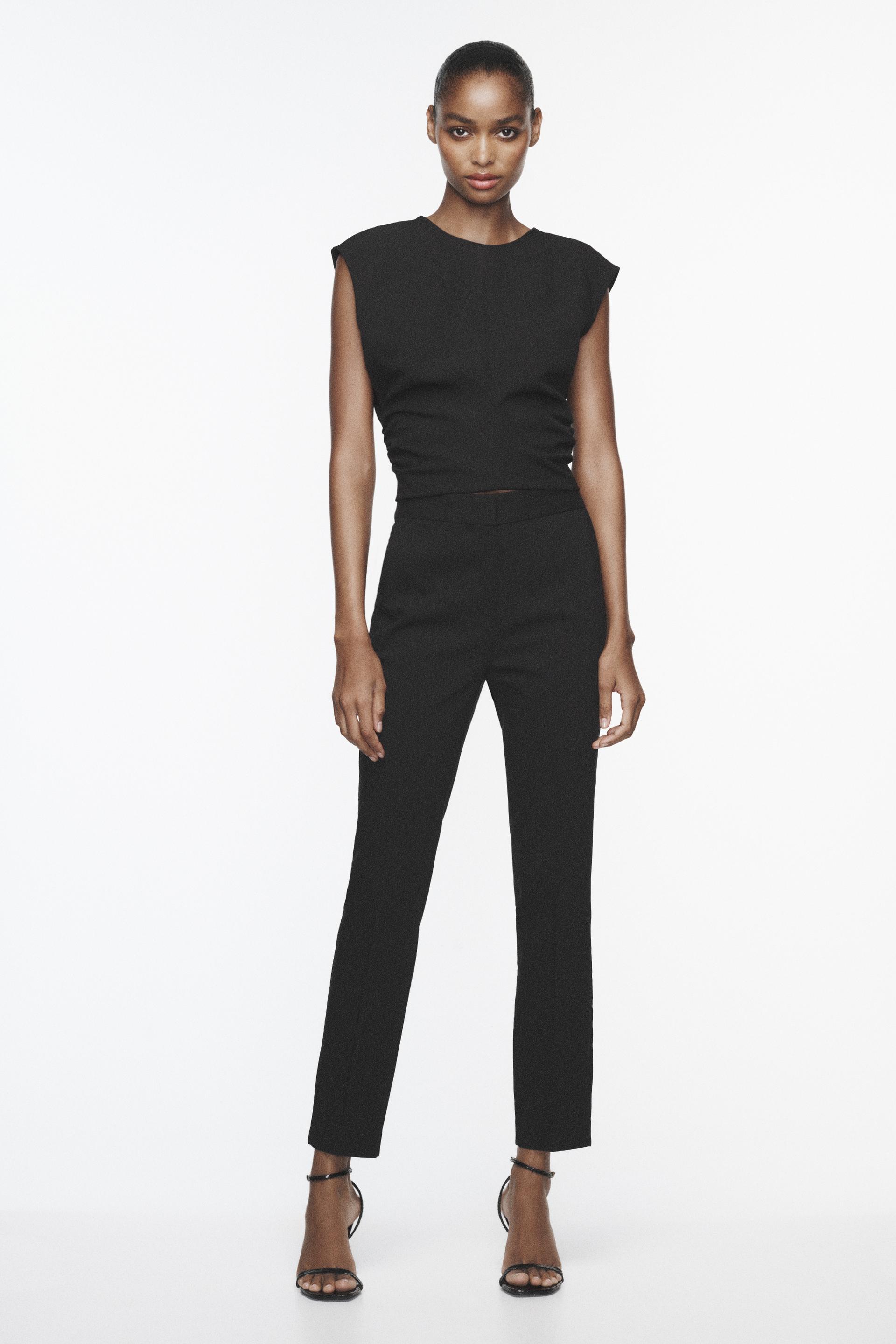 PantalÓn Jogger Waist Negro Zara México
