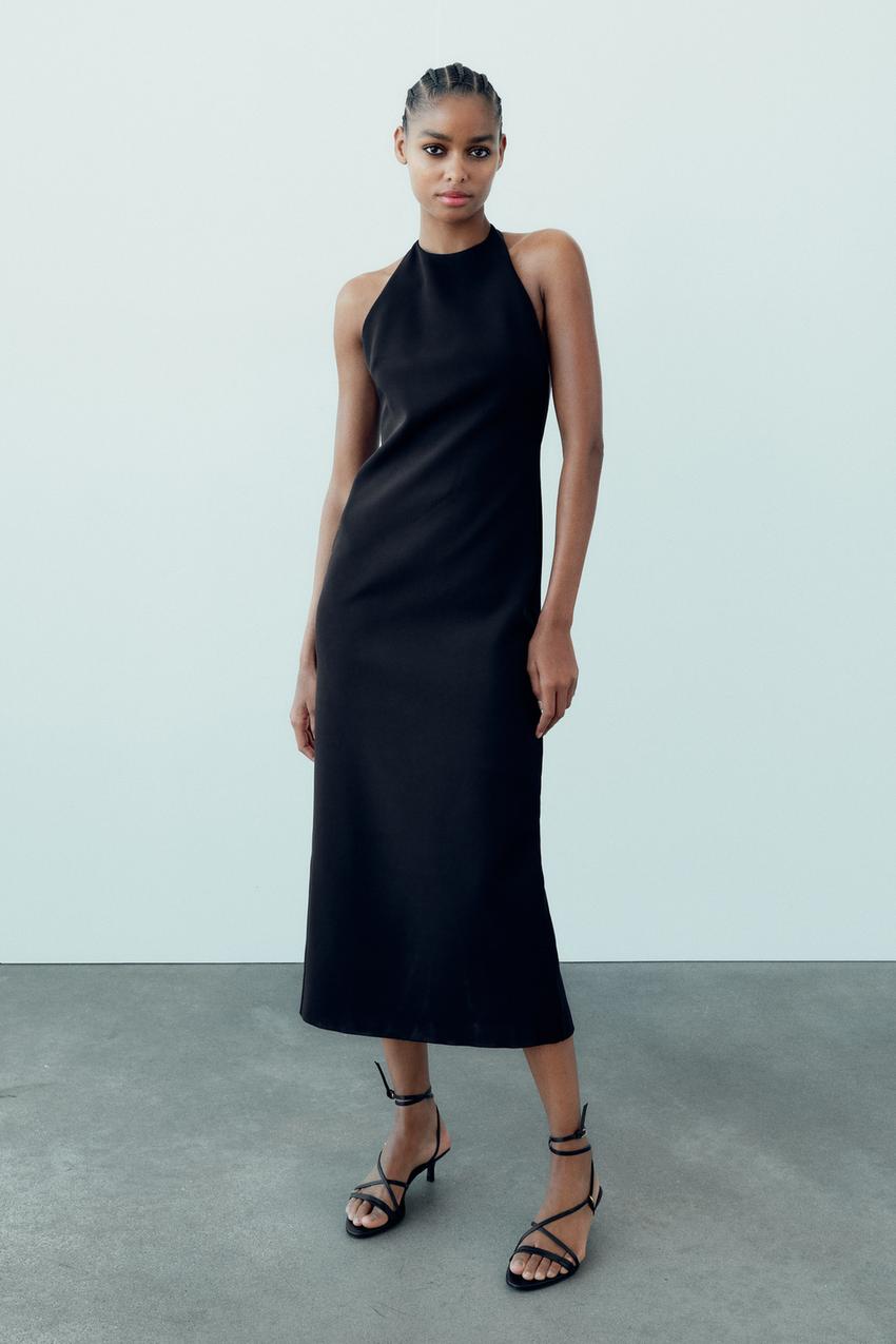 Black Halter Cocktail Dresses