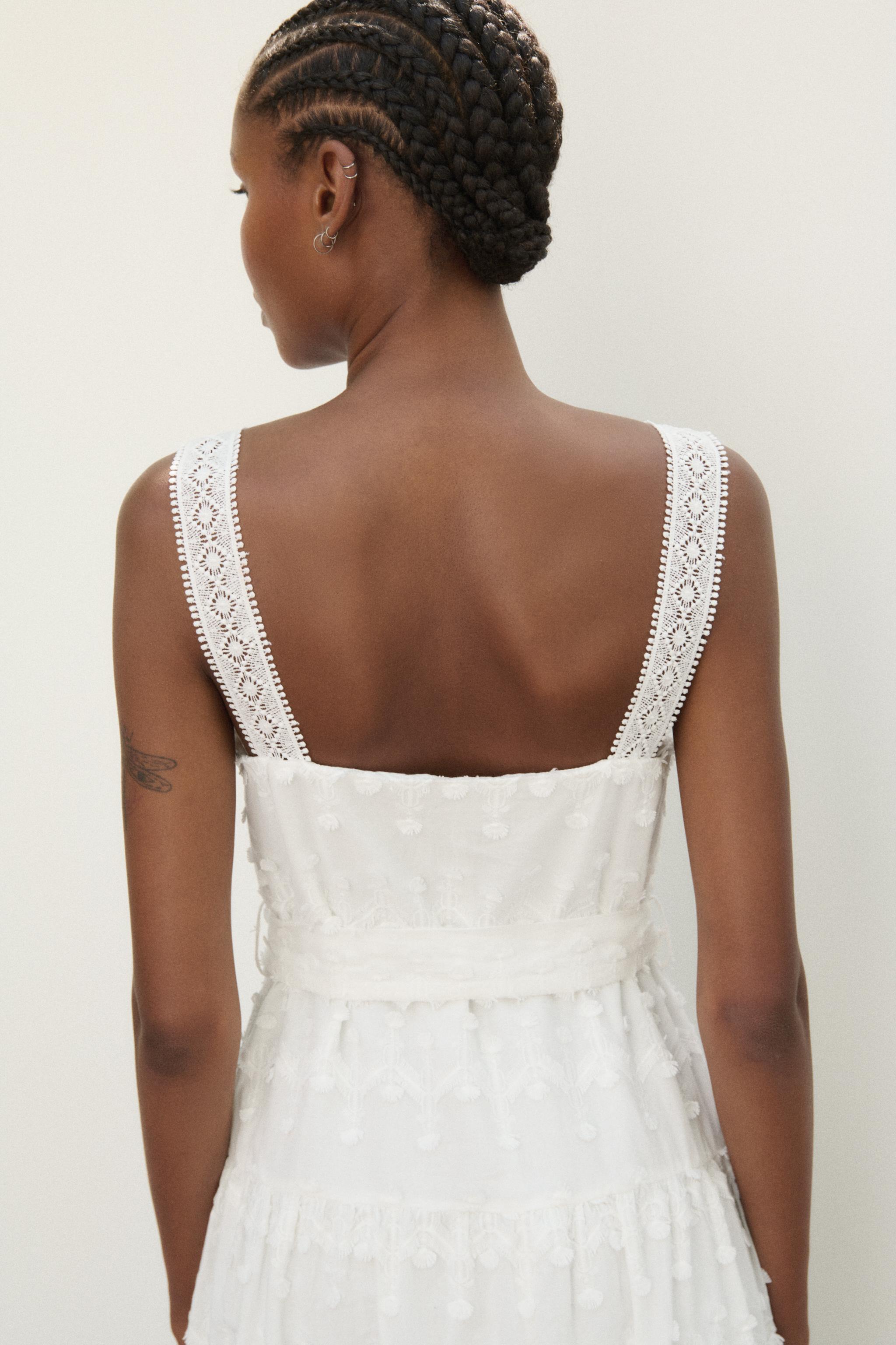 Zara TEXTURED FABRIC MIDI DRESS | Mall of America®