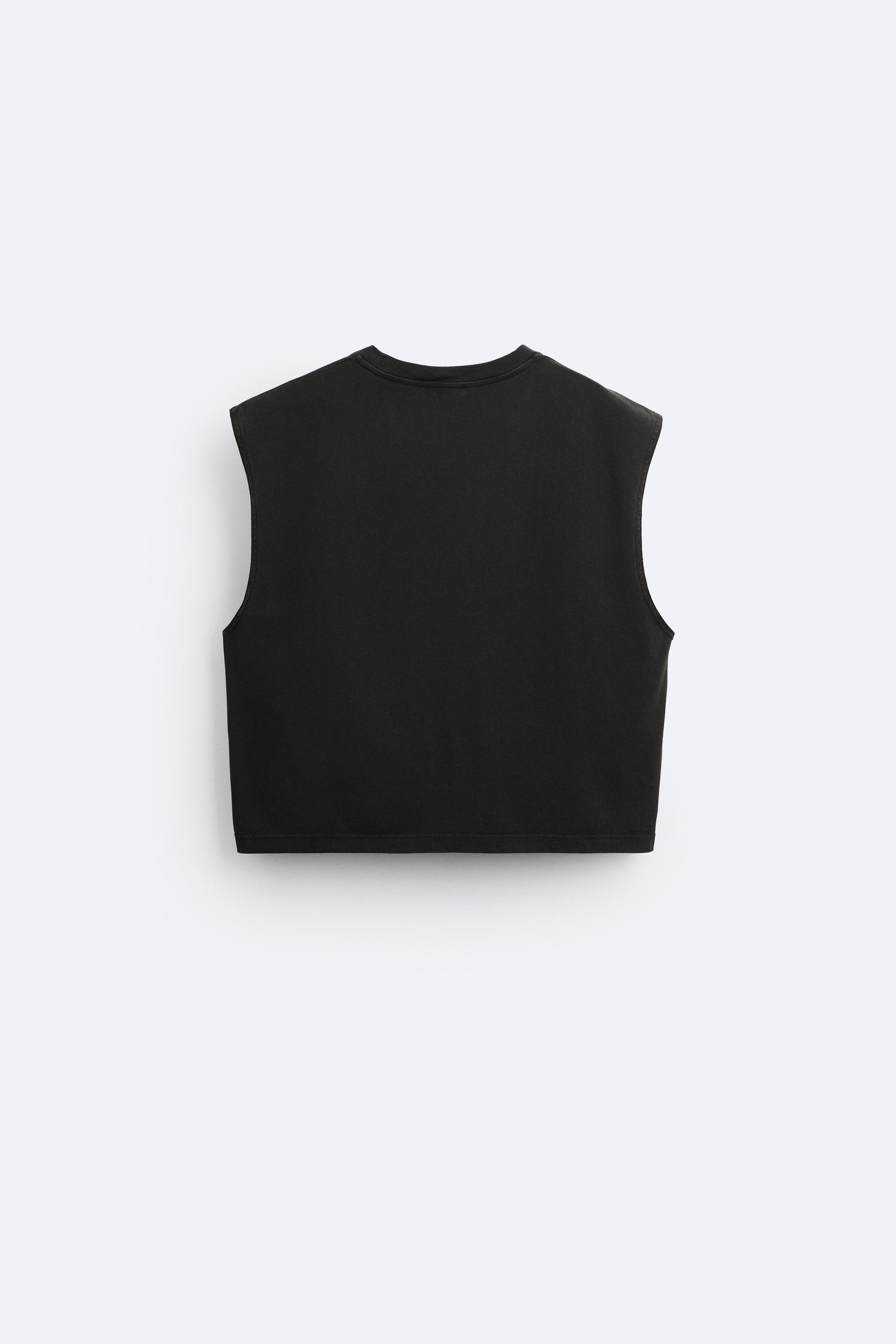 Black Crop Top Tank