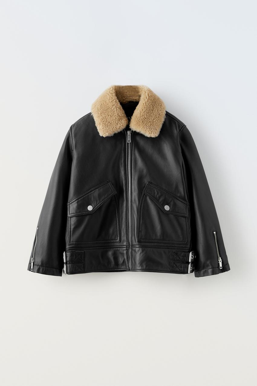 Blouson cuir zara online