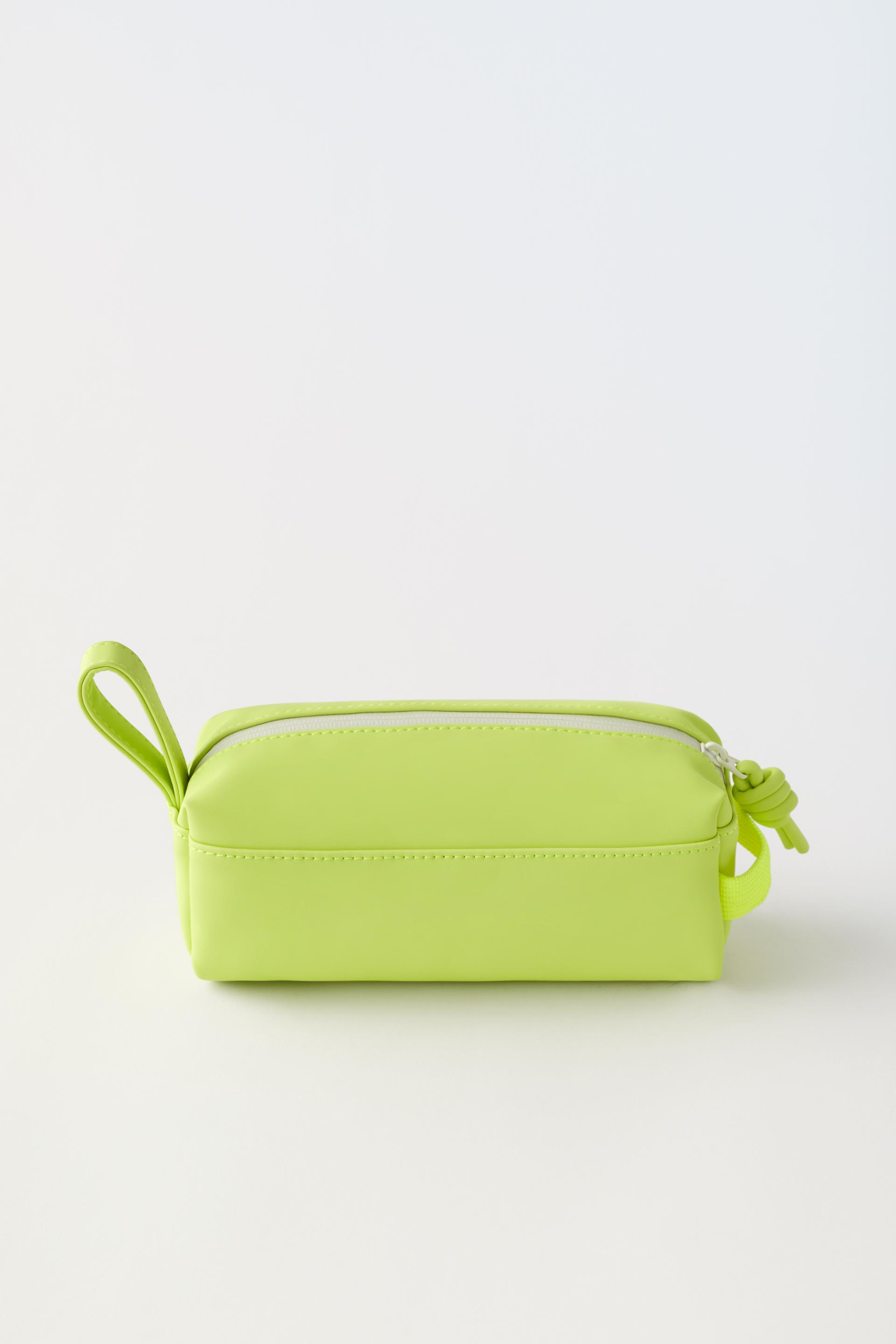 Zara Neon Yellow Clutch