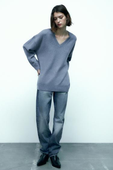 Women's V-neck Jumpers | Explore our New Arrivals | ZARA United Kingdom