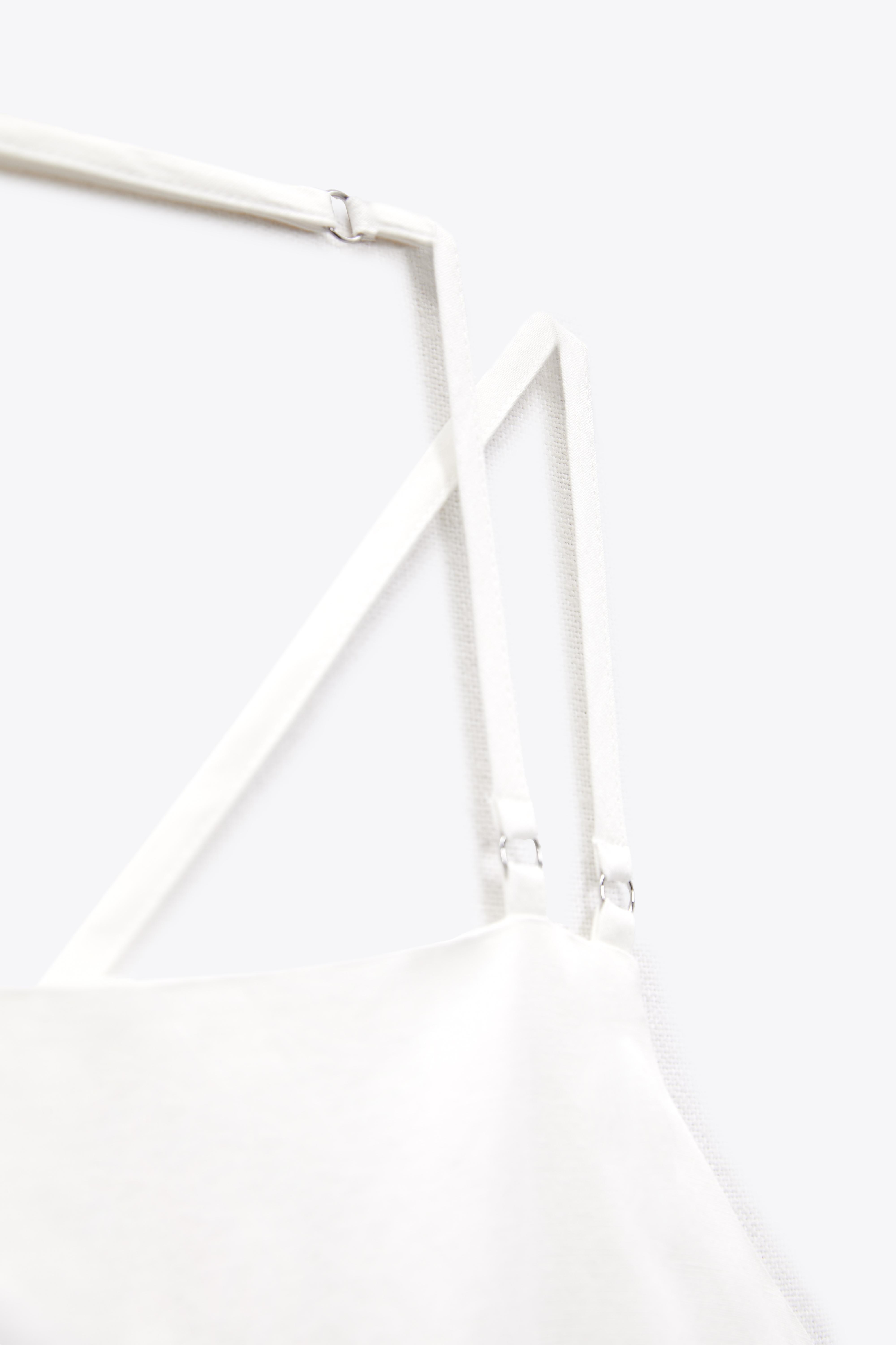 Zara Open Back Linen Blend Dress Mall Of America®