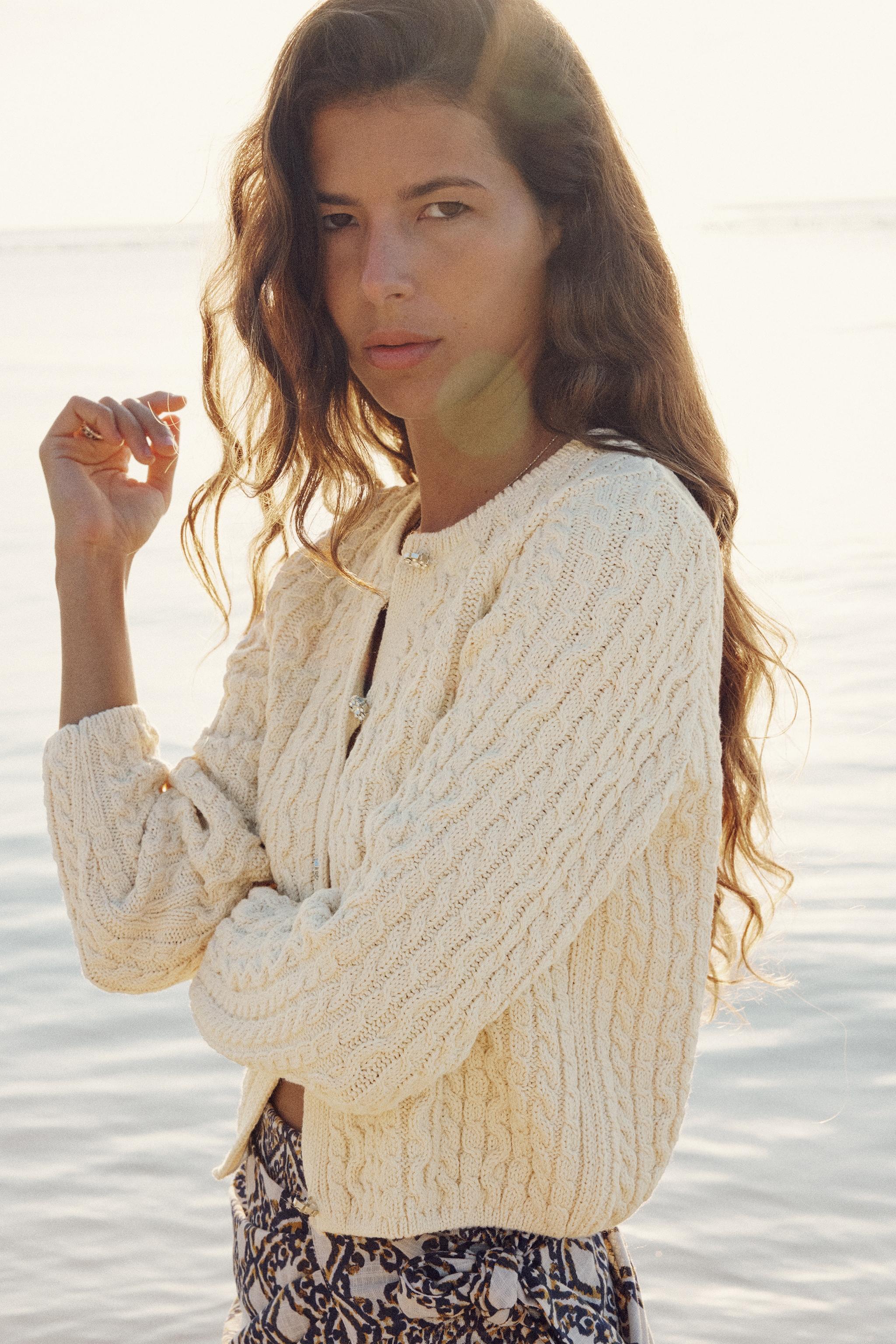 Zara Jewel Button Knit Cardigan Mall Of America®