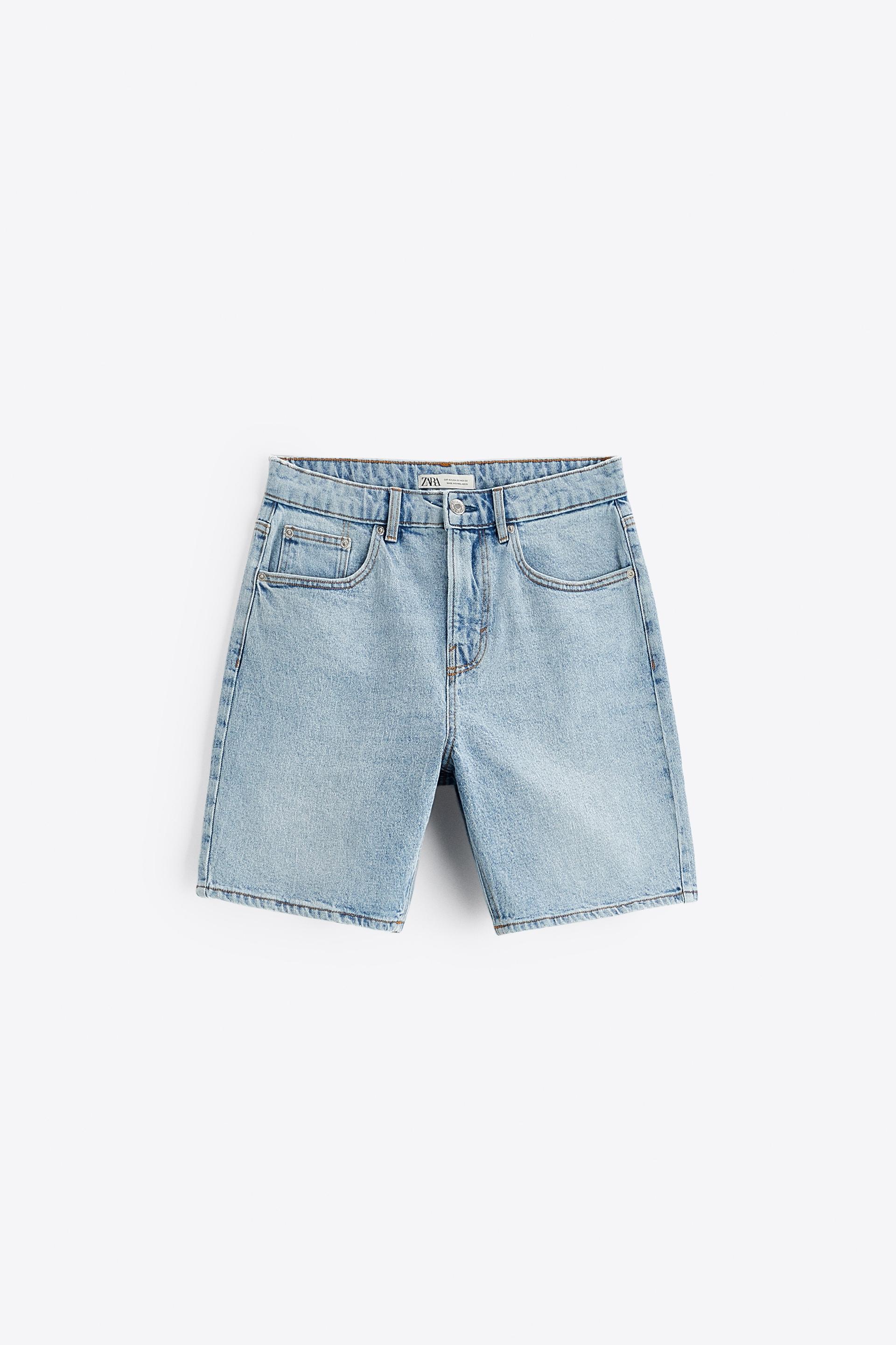 BASIC DENIM BERMUDA SHORTS Blue ZARA Angola | atelier-yuwa.ciao.jp
