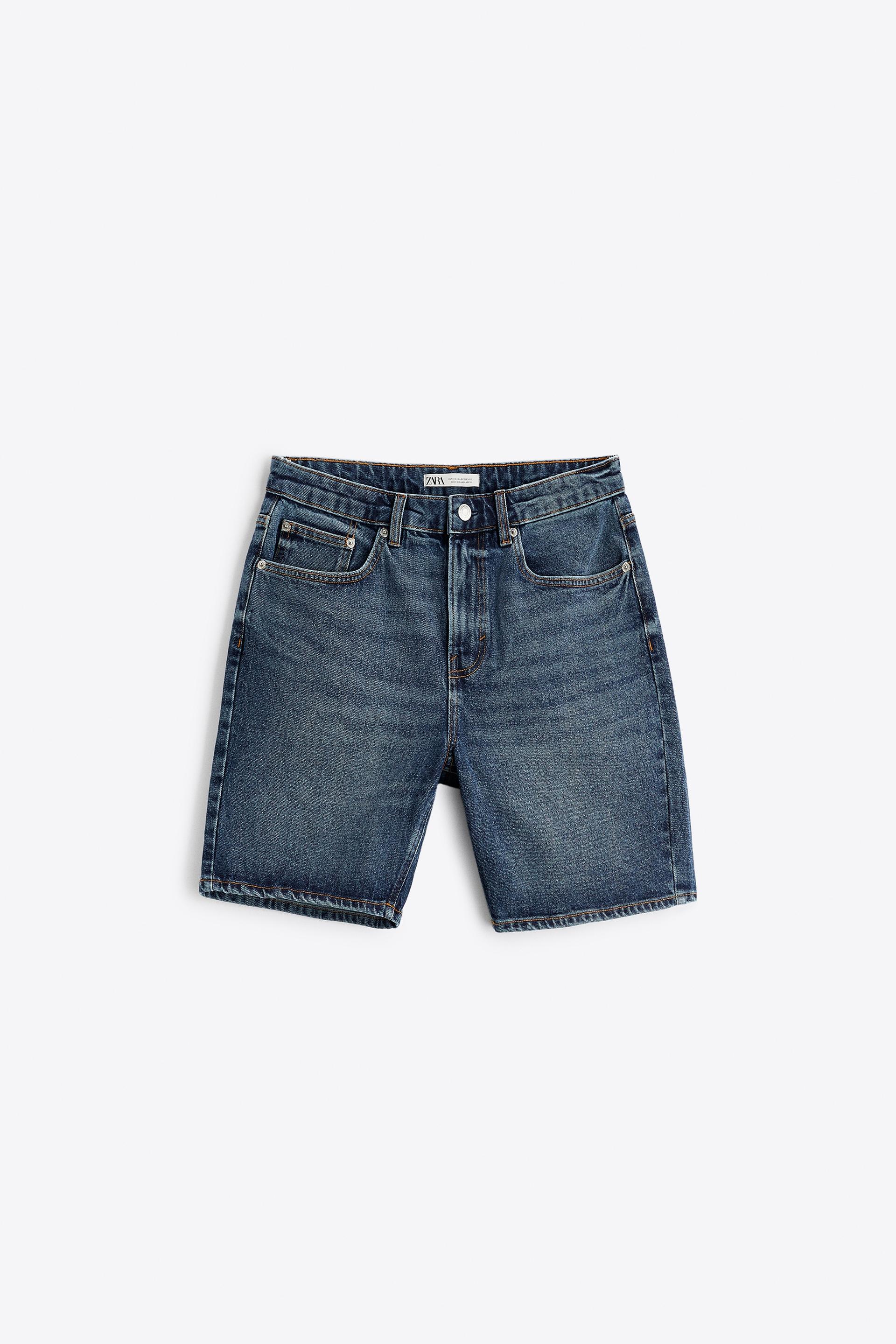BASIC DENIM BERMUDA SHORTS Blue ZARA Angola | atelier-yuwa.ciao.jp