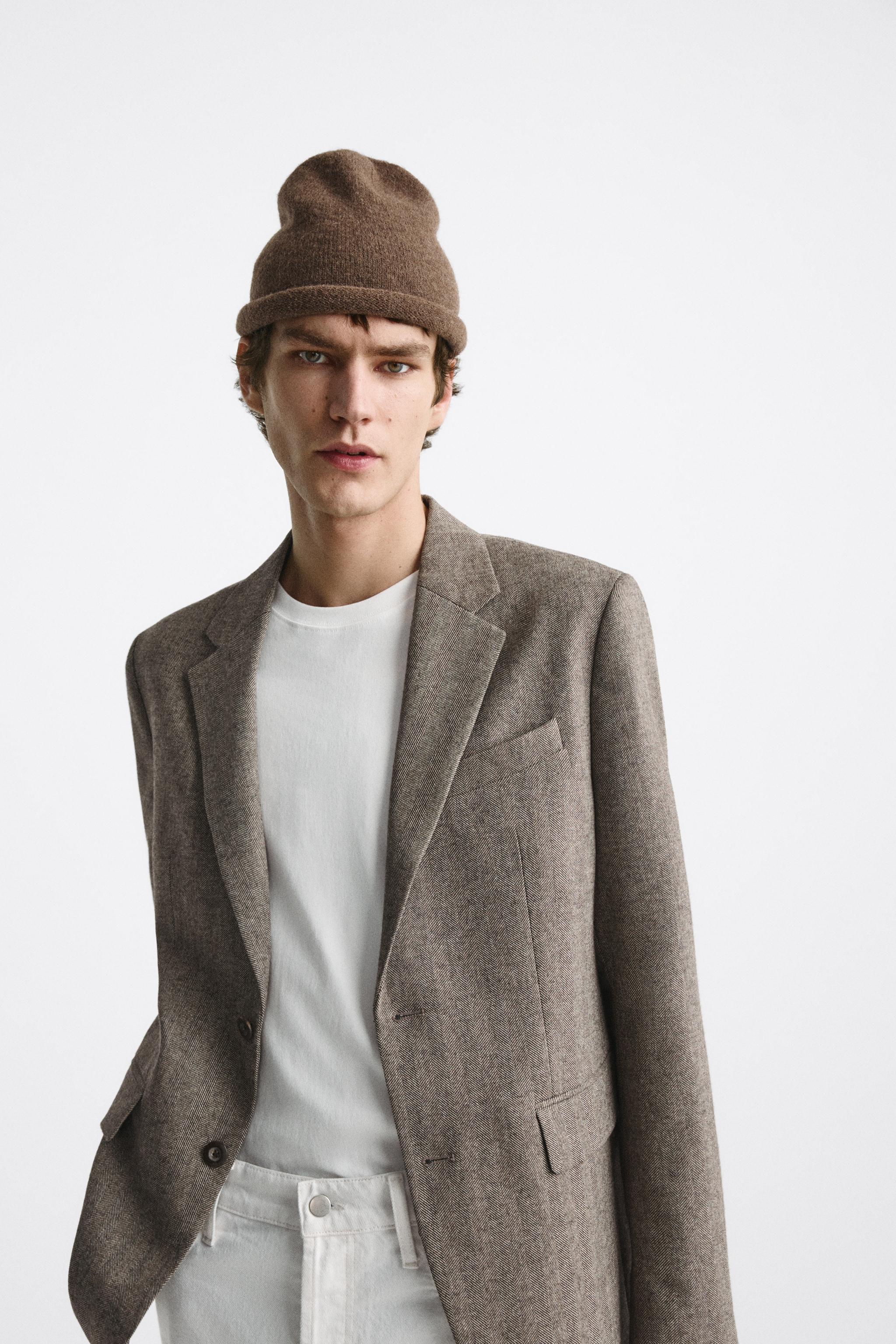 Zara HERRINGBONE TEXTURED JACKET | Mall of America®