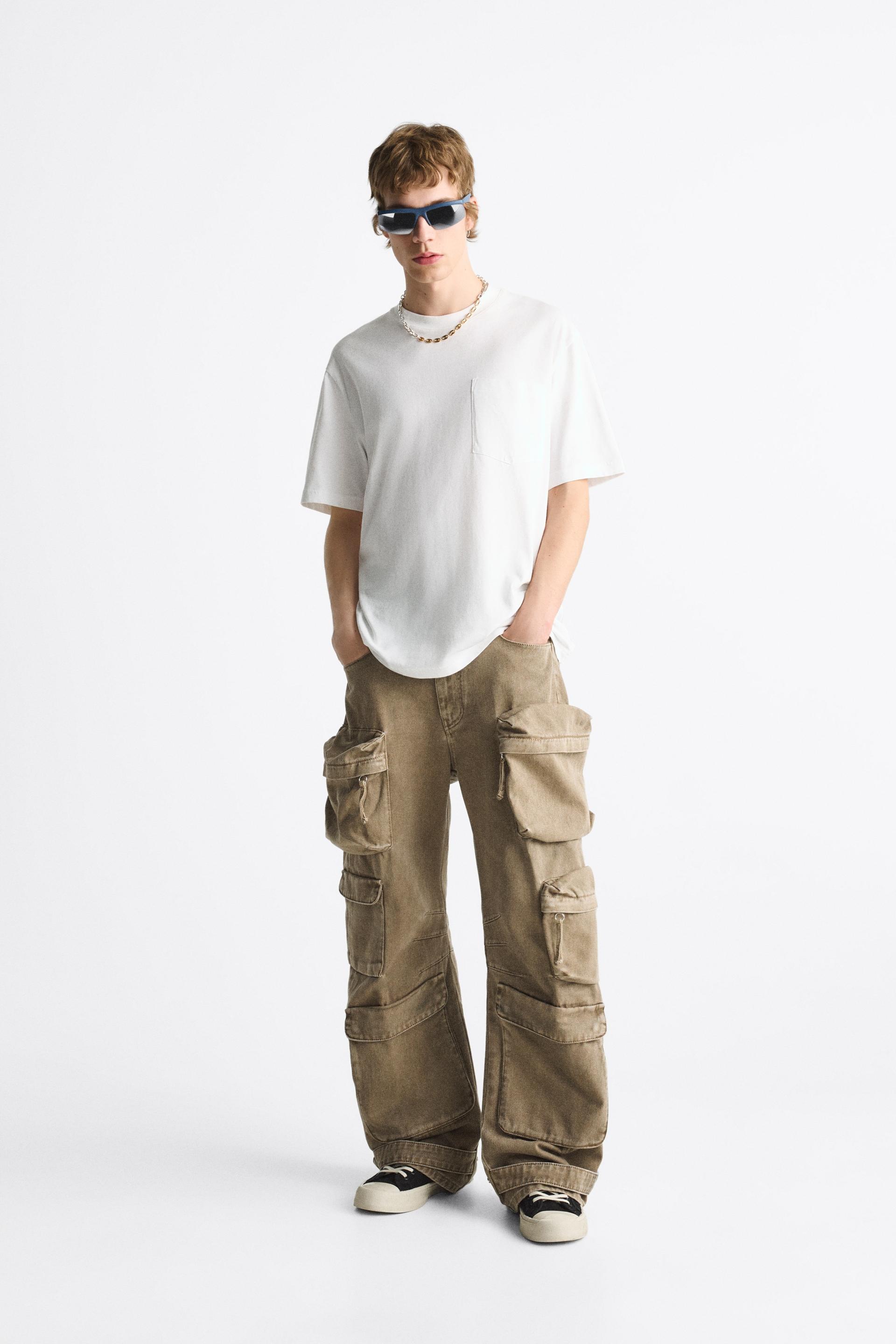 UTILITY CARGO JEANS Dark Tan ZARA Australia utility-cargo-jeans-dark-tan-zara-australia