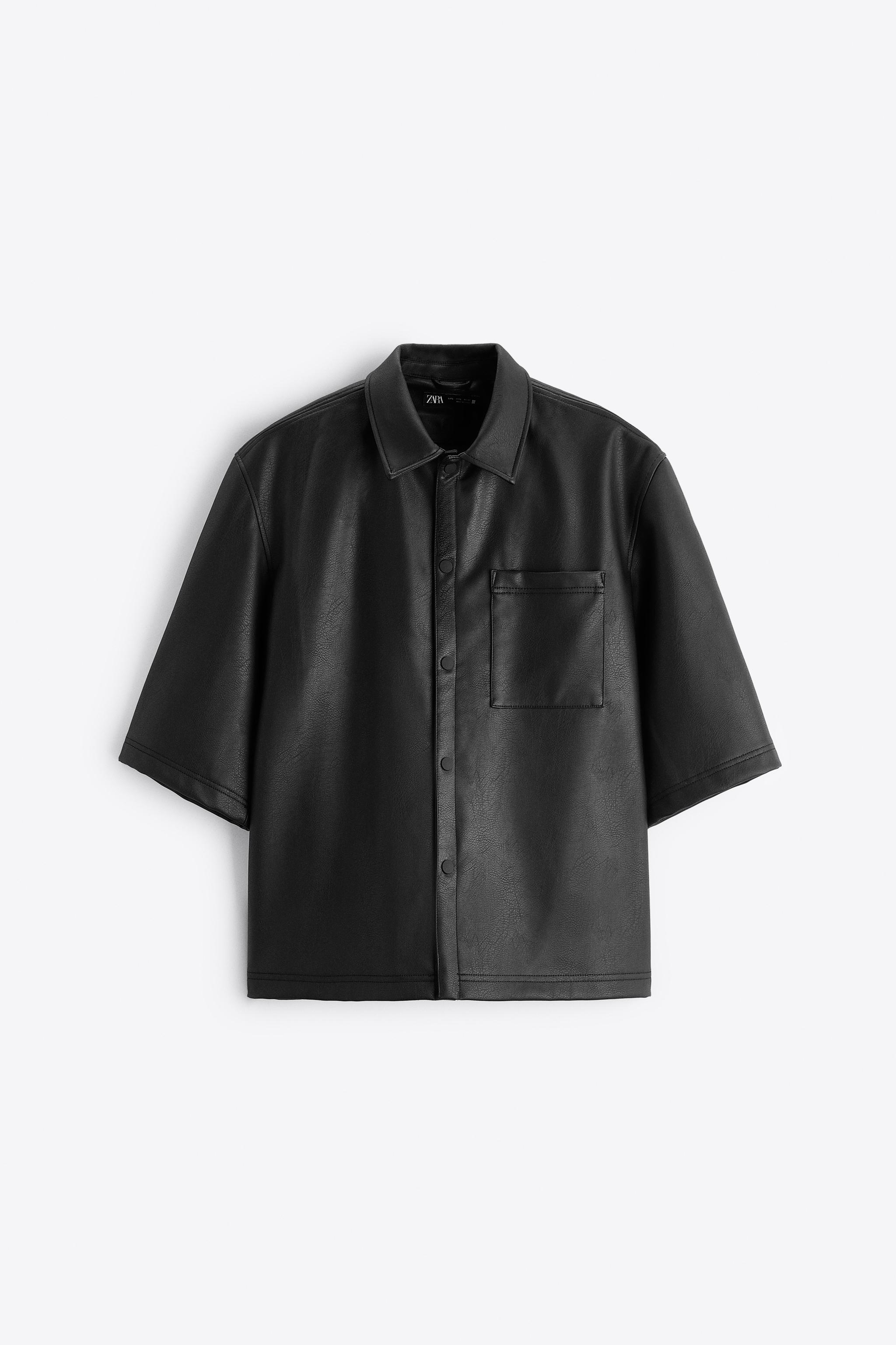Faux-leather-overshirt | Mall of America®
