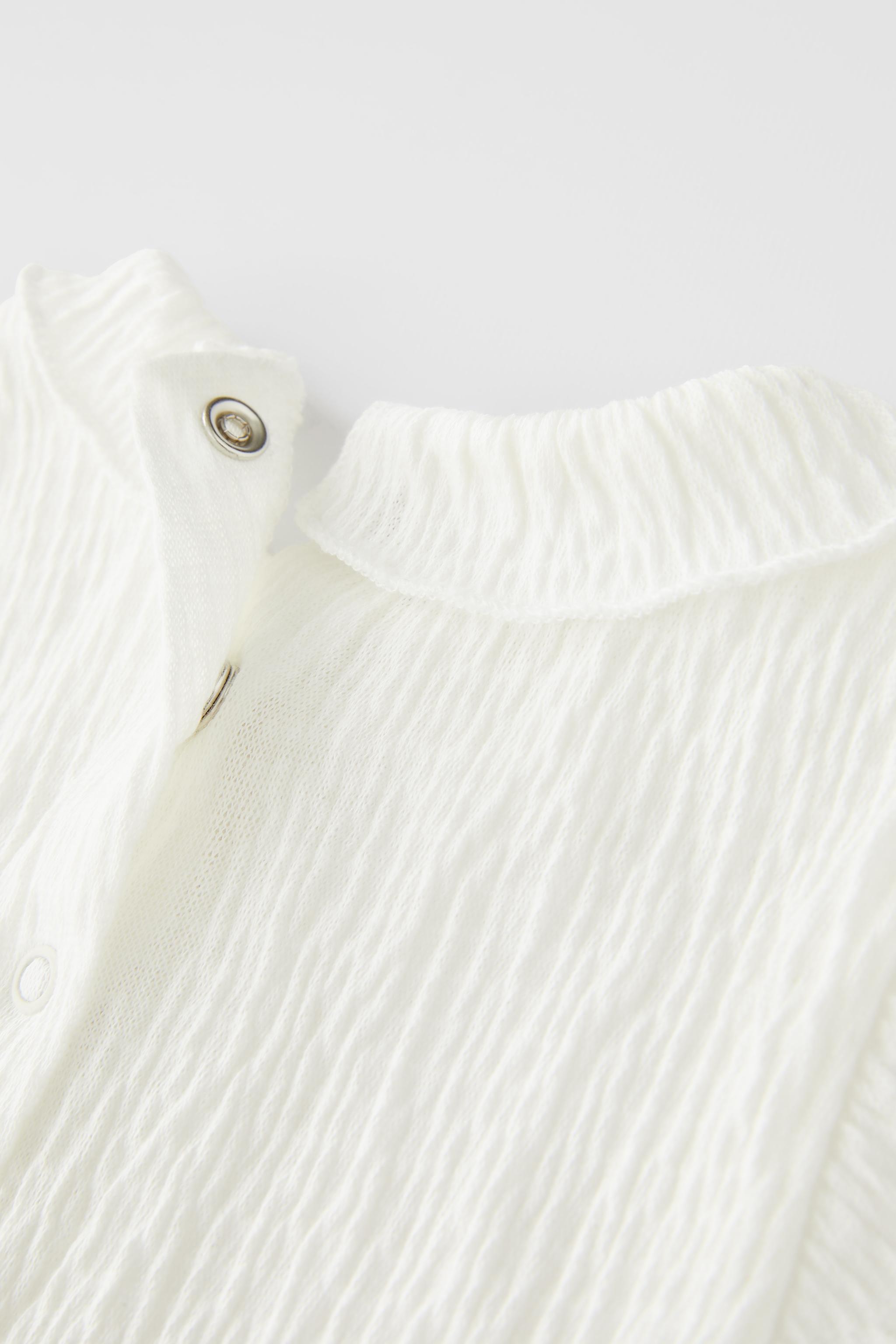Zara Textured Bodysuit With Ruffle Mall Of America®
