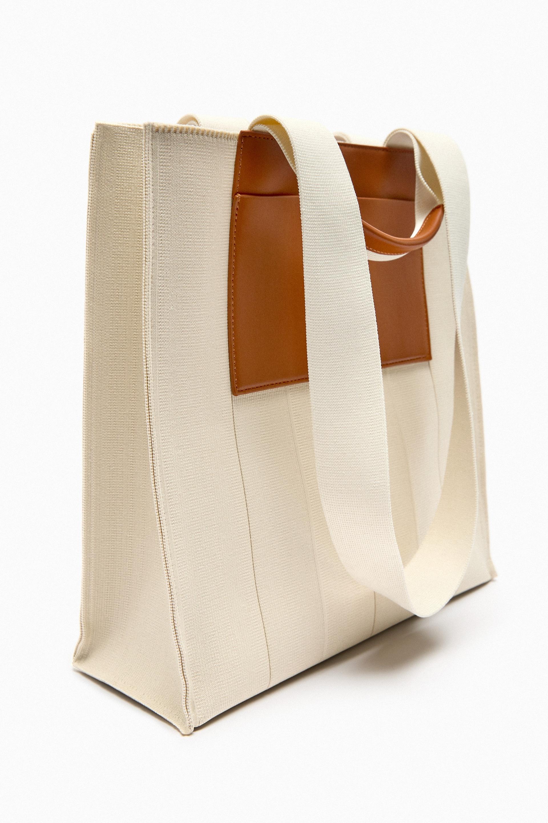 消費税無し ZARA ファブリックトートバッグ ZARAバッグ tresor.gov.bf