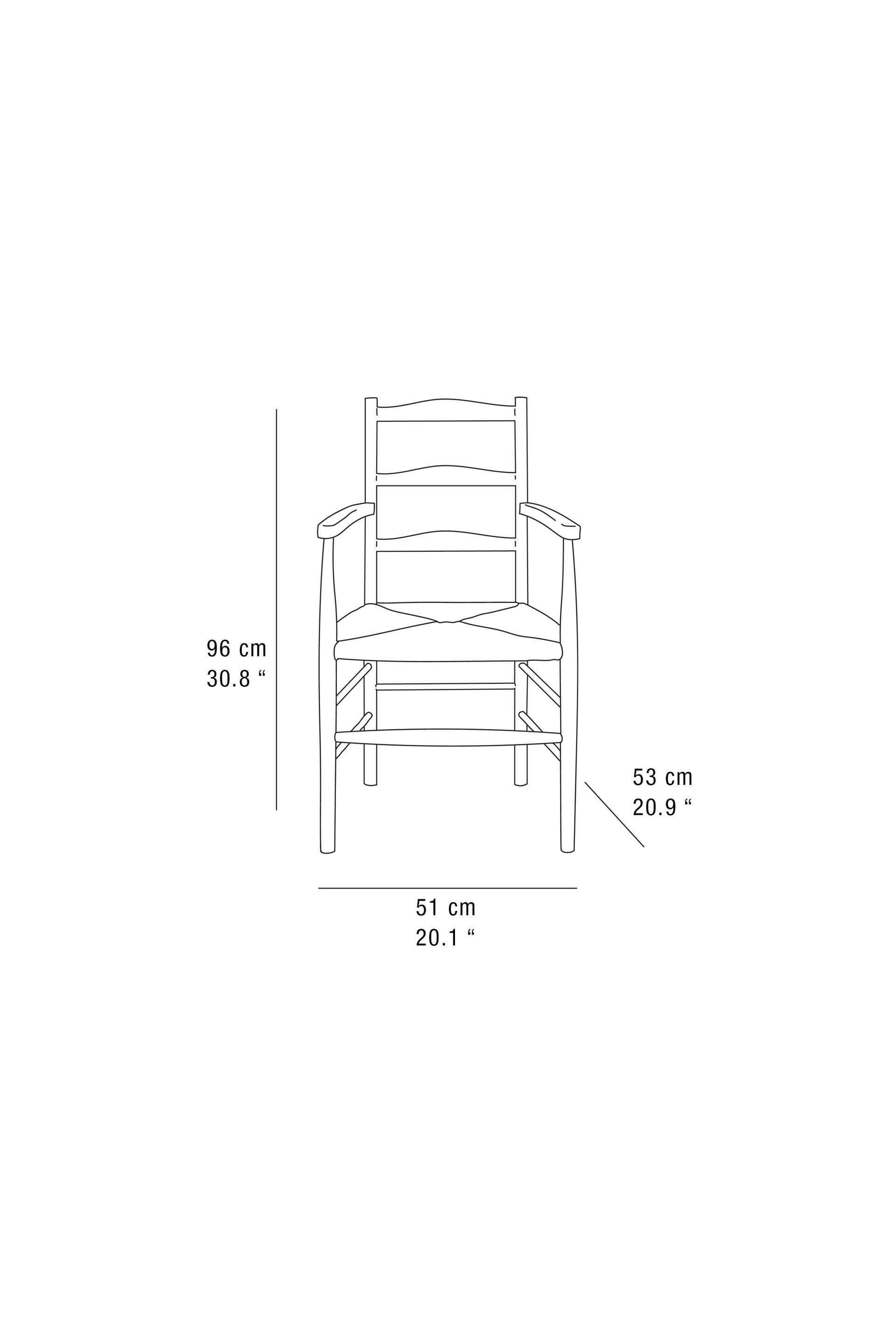 Zara Ash And Seagrass Chair With Arm Rests Mall Of America®