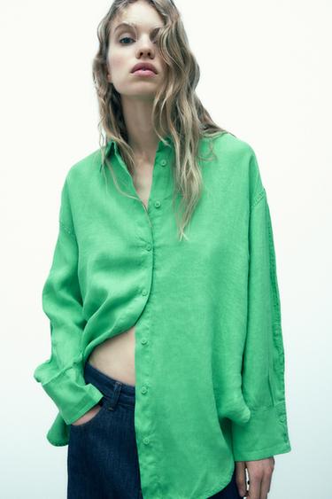 Women´s Linen Shirts | Explore our New Arrivals | ZARA New Zealand