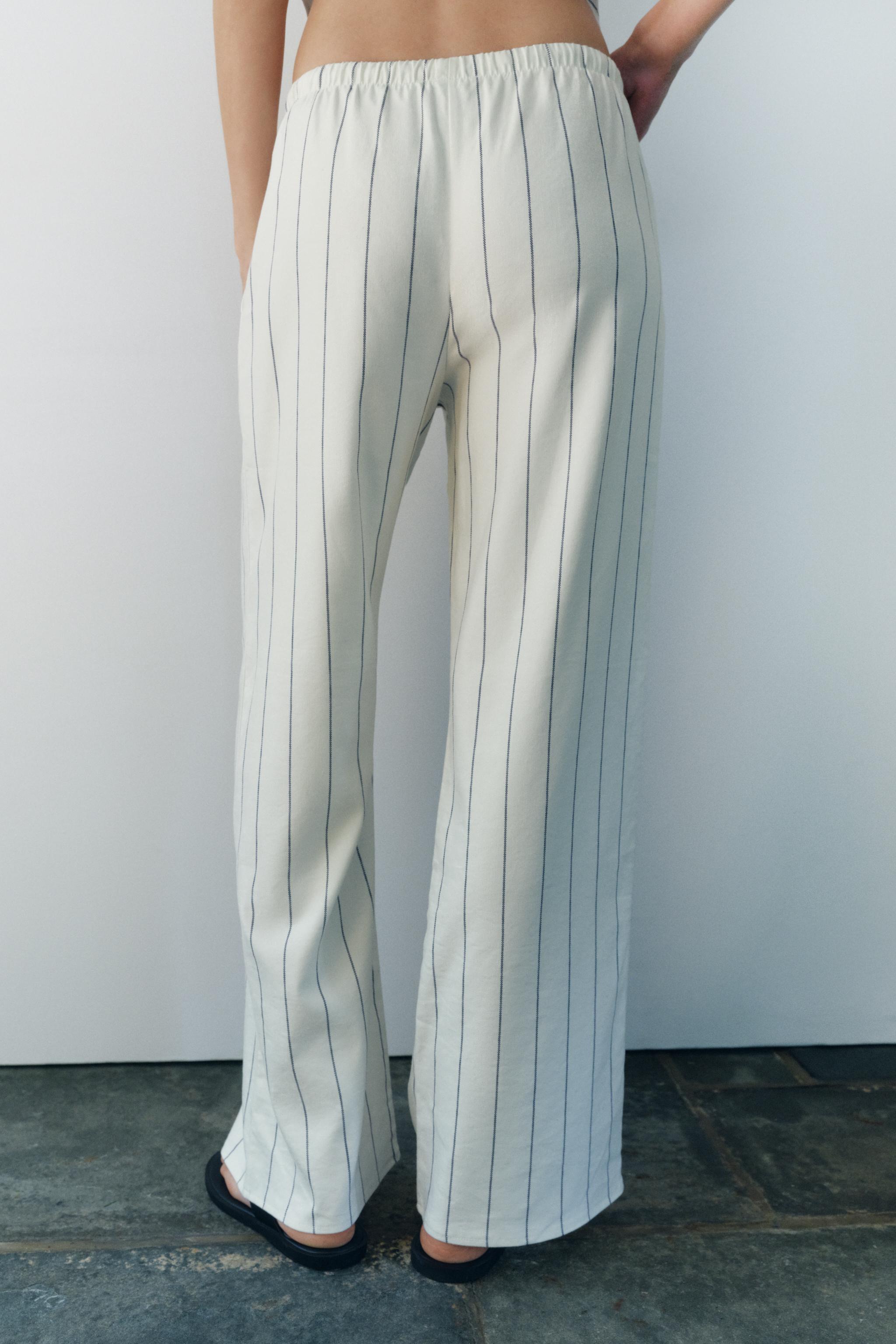 Zara STRIPED RUSTIC PANTS | Mall of America®