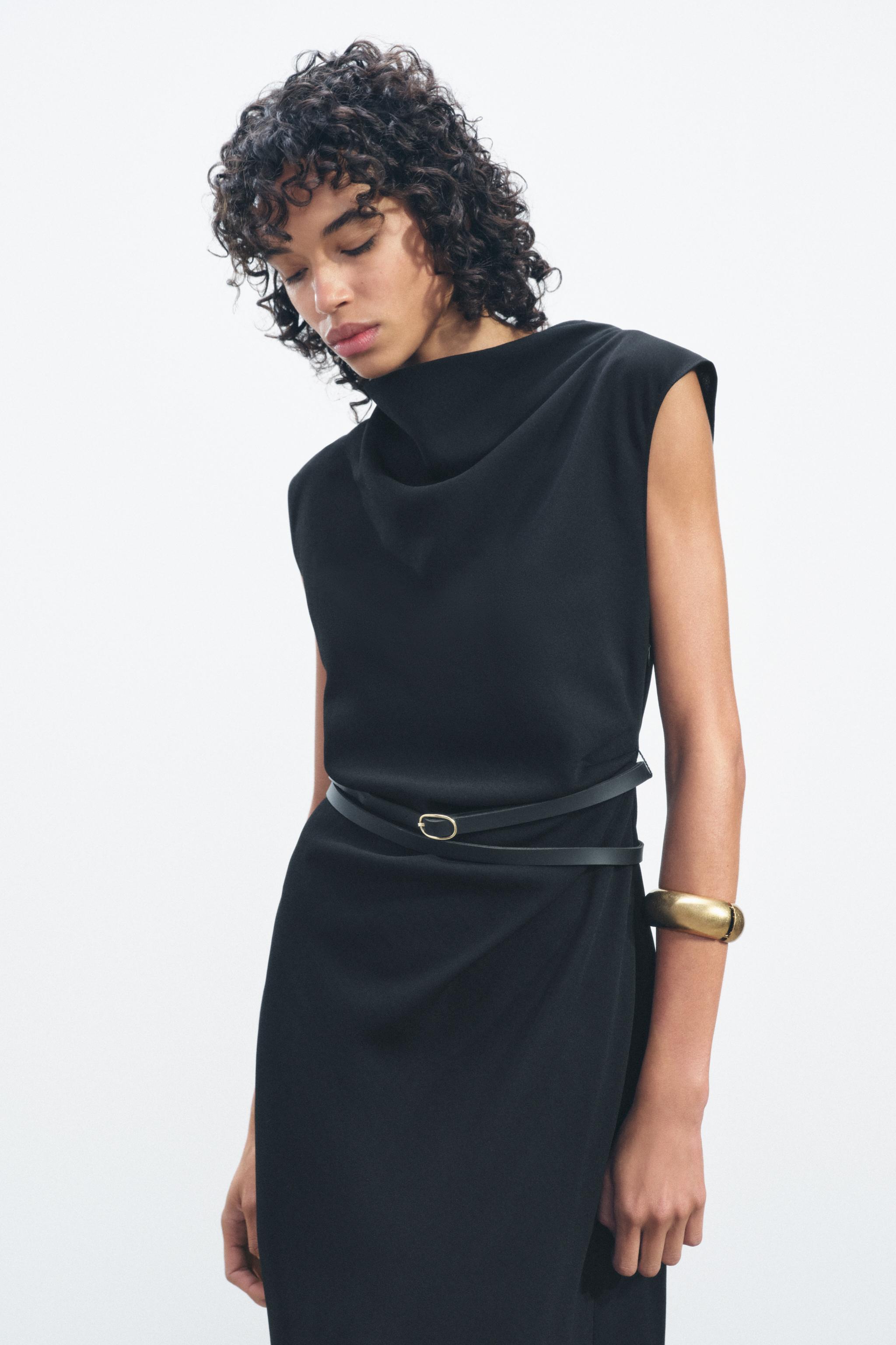Zara ZW COLLECTION BELTED MIDI DRESS | Mall of America®