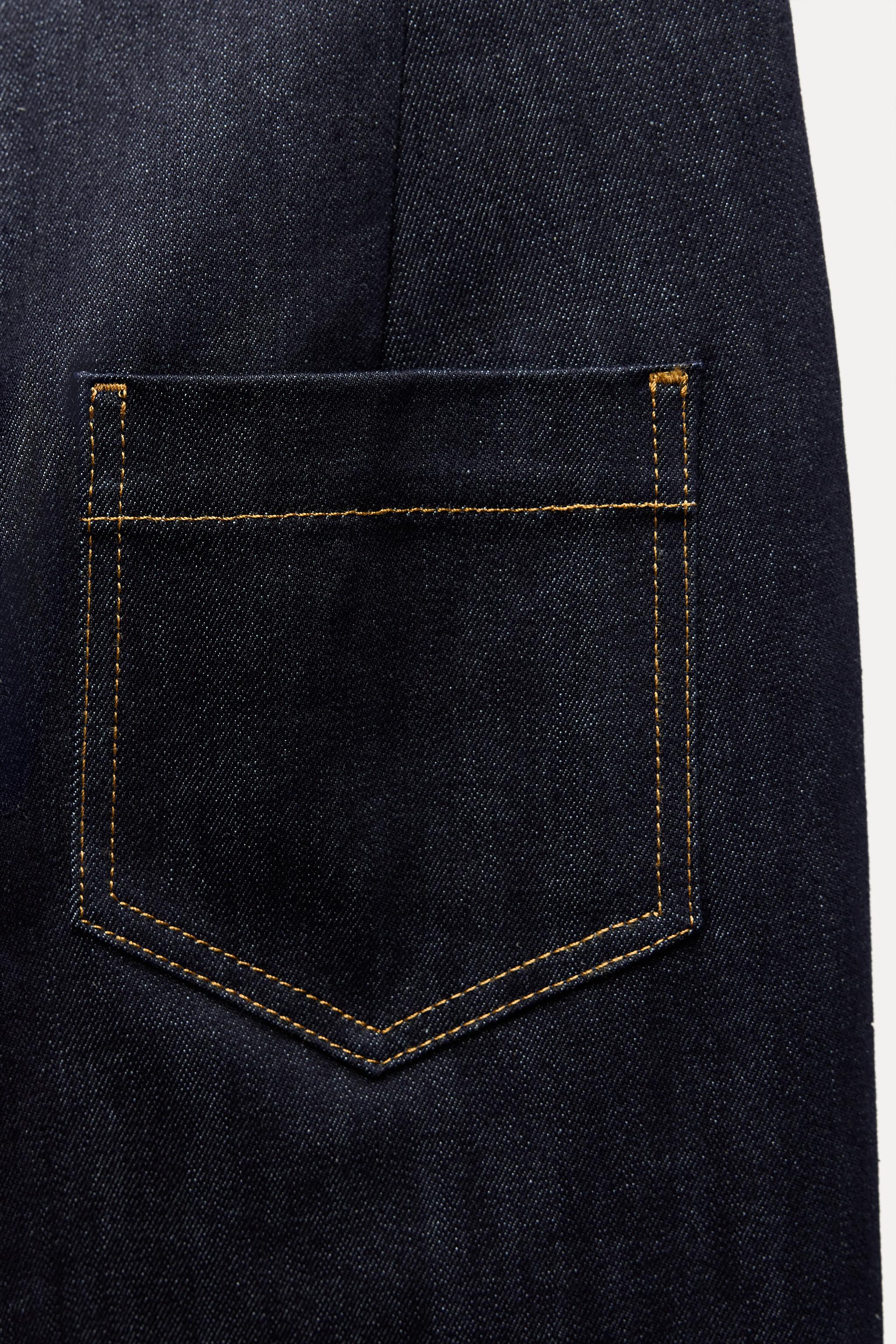 Zara LONG DENIM JUMPSUIT ZW COLLECTION | Yorkdale Mall Zara LONG DENIM JUMPSUIT ZW COLLECTION | Yorkdale Mall