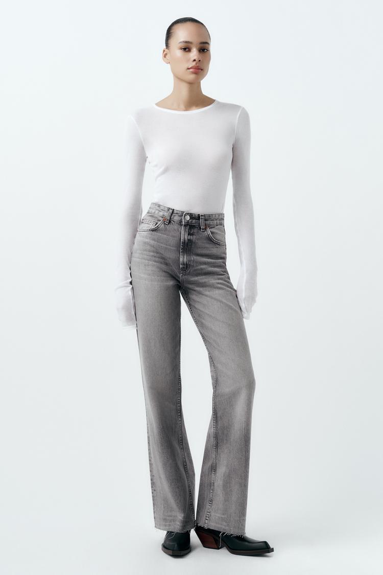TRF HIGH RISE WIDE LEG JEANS - 6045/022 - Zara Reviews | Zara Reviews