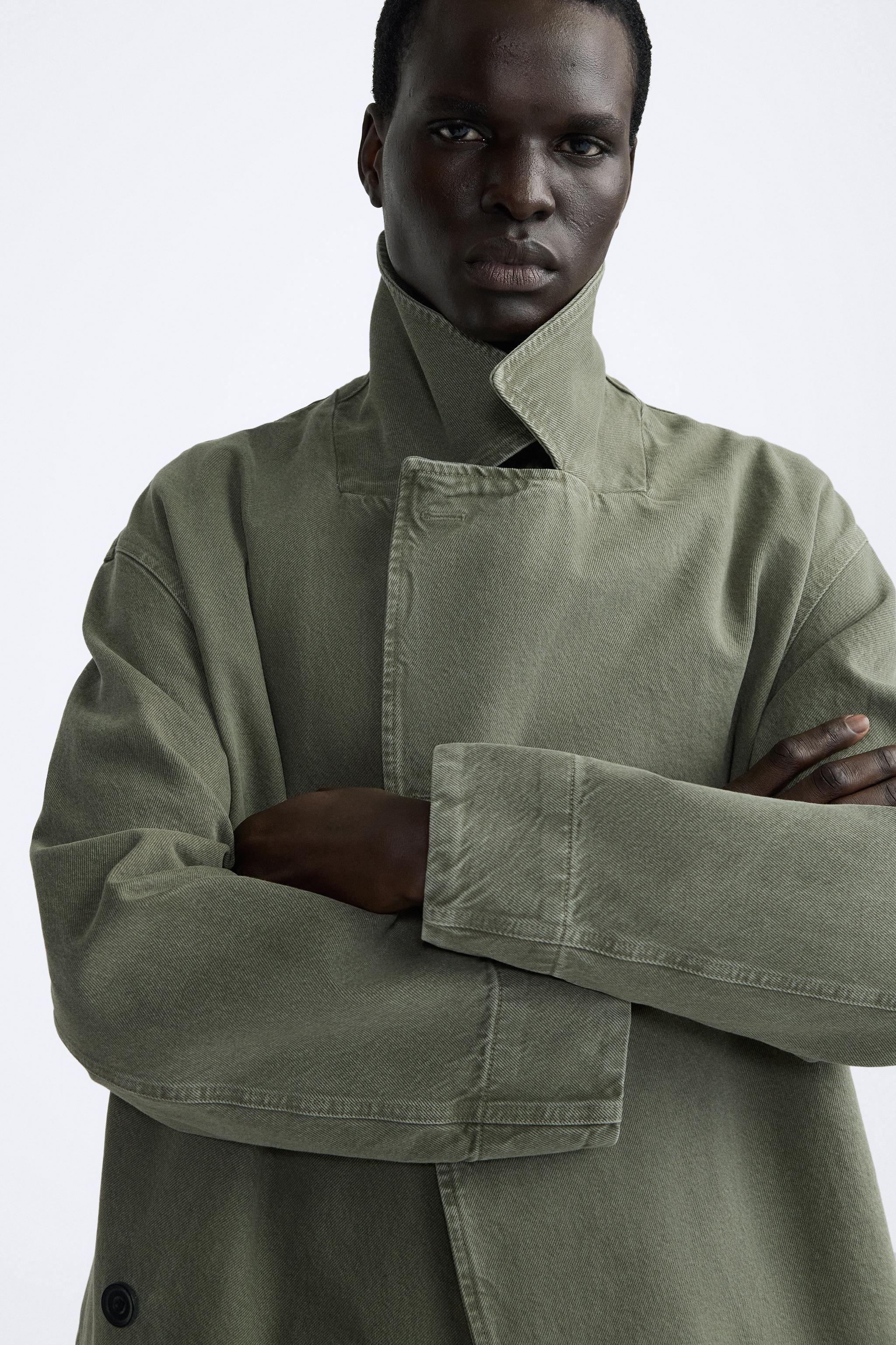 Zara SHORT WASHED TRENCH COAT | Mall of America® Zara SHORT WASHED TRENCH COAT | Mall of America®