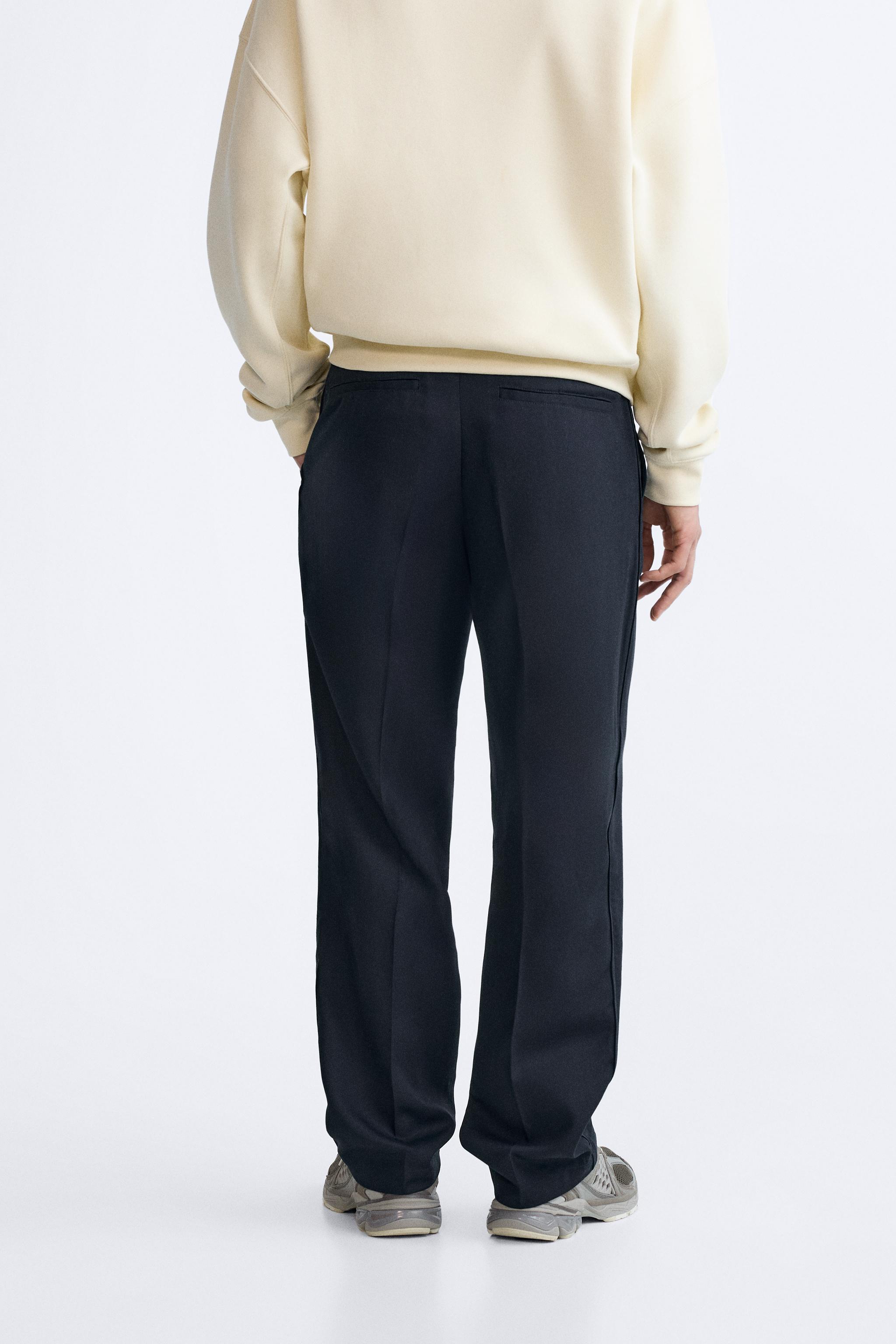 Zara BELTED TEXTURED PANTS | Mall of America®